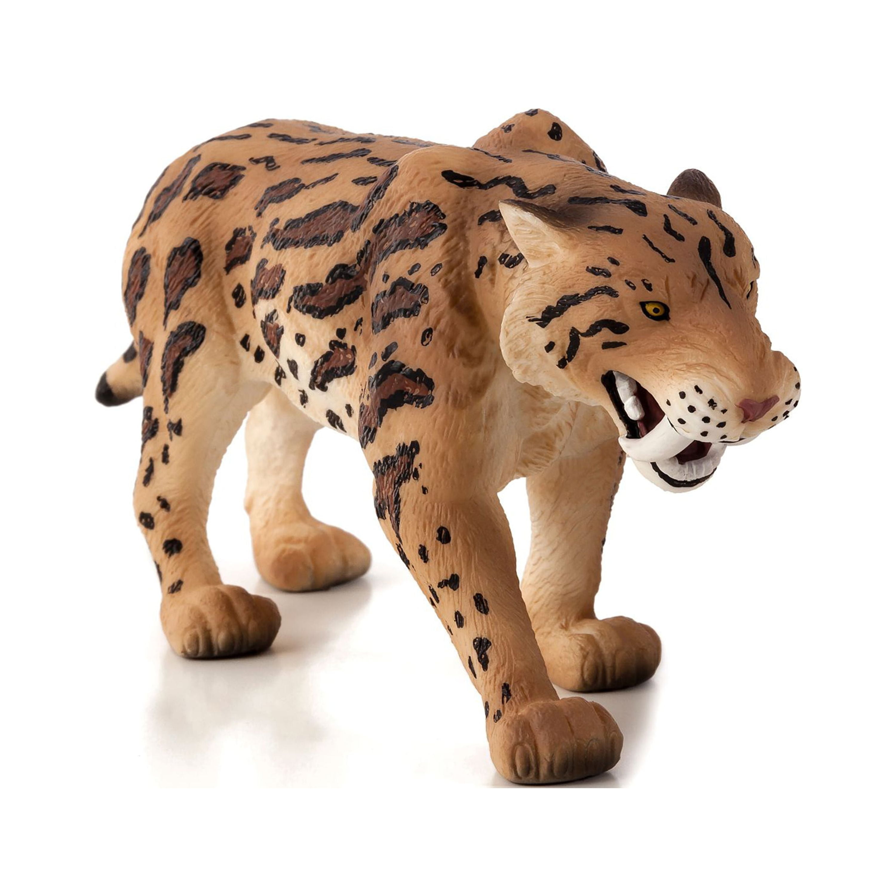 MOJO - Realistic Prehistoric Figurine, Smilodon (Sabre Tooth Tiger ...