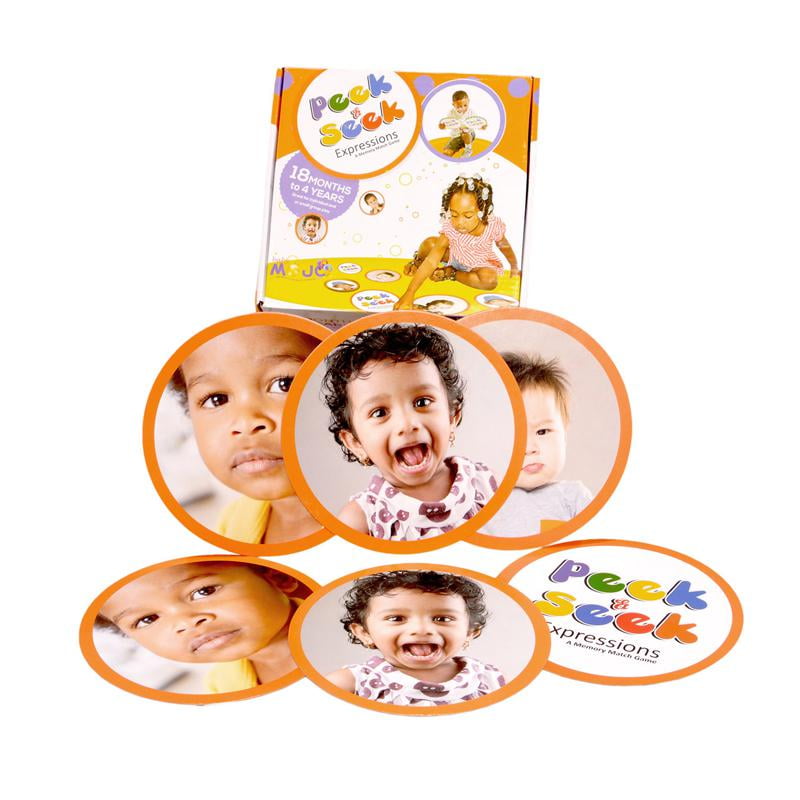 MOJO Seek and Peek Expression Match-Up Game - Walmart.com
