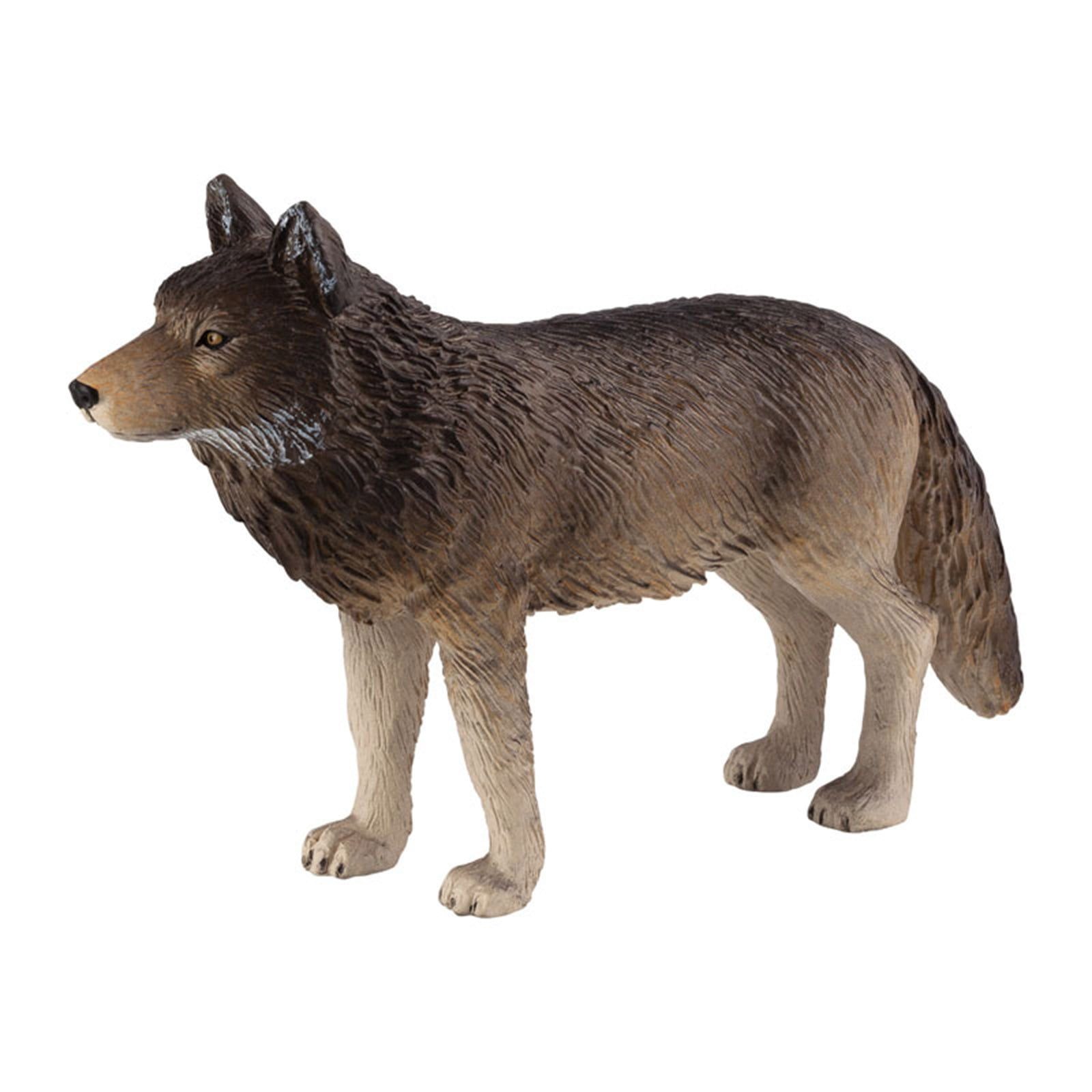 MOJO Timber Wolf Standing Animal Figure 387025 - Walmart.com
