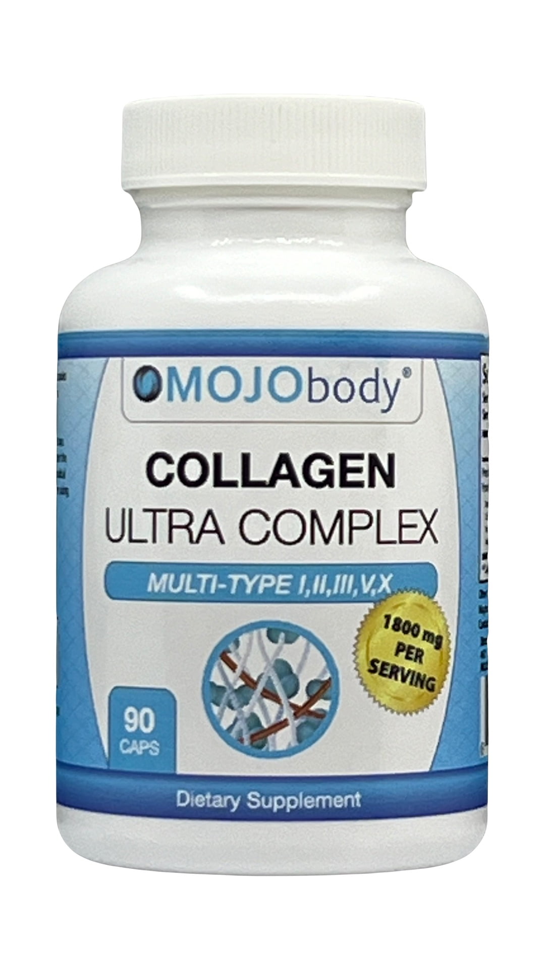 MOJObody Multi Collagen Capsules Ultra Complex (Types I, II, III, V & X ...
