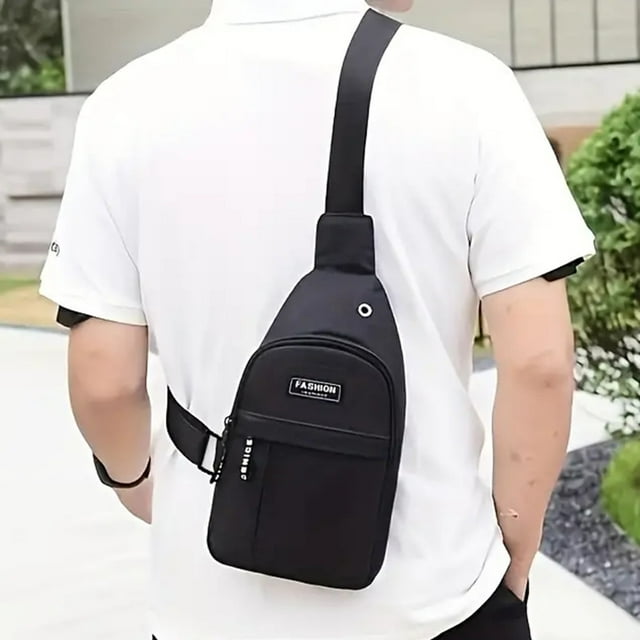 MOKINGTOP Body Bag Strap Backpack with USB Charging Port Small Strap ...