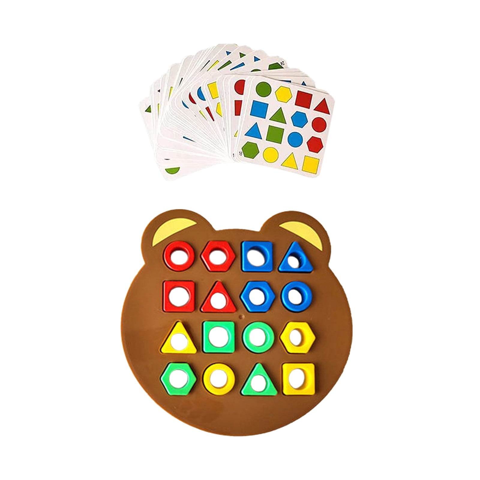 MOKINGTOP Children's Early Education Puzzle Color Recognition Geometric ...