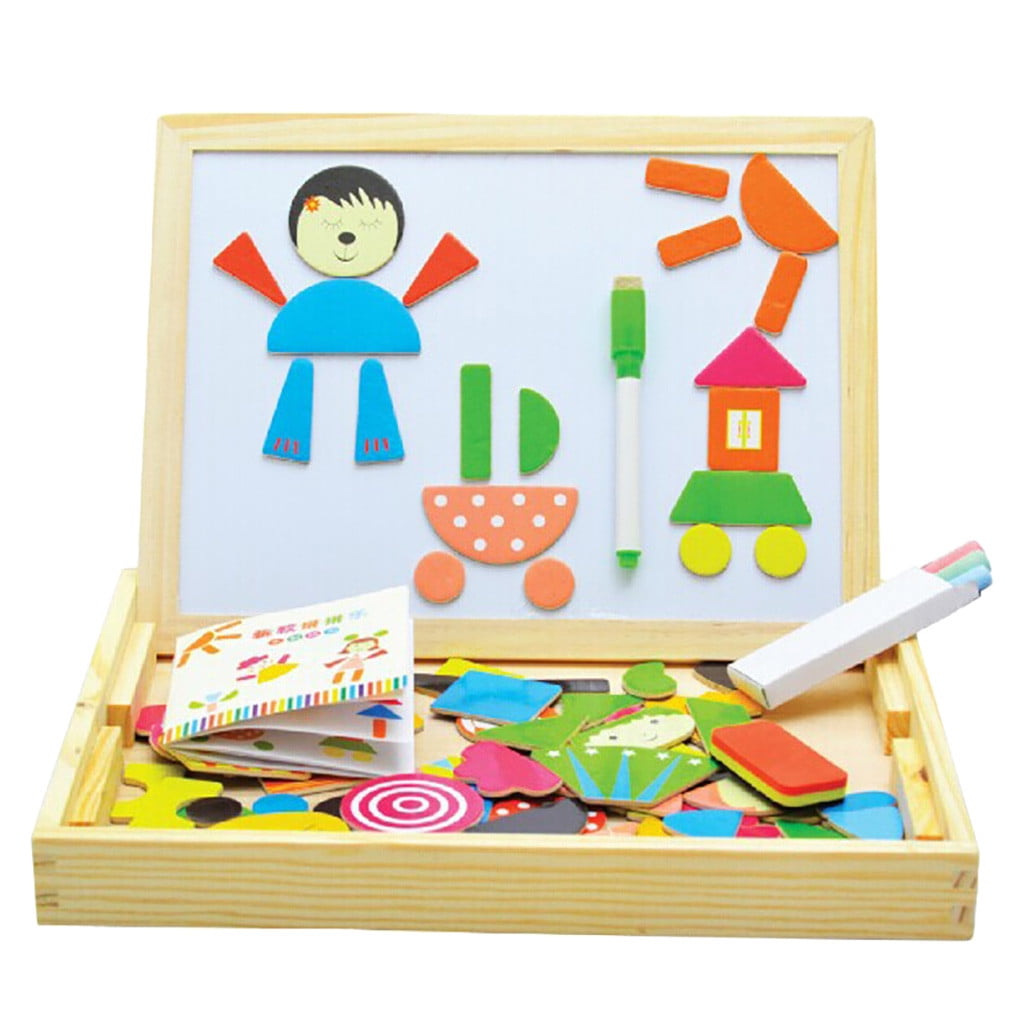MOKINGTOP Educational for Kids Children Toddlers Drawing Board Puzzl - Walmart.com