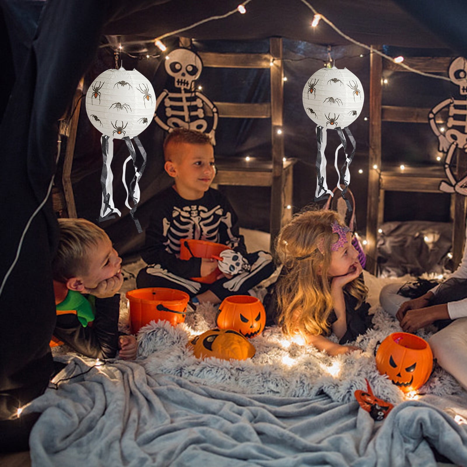 MOKINGTOP Paper Folding Belt Beard Bat Skeleton Props Pendant - Walmart.com