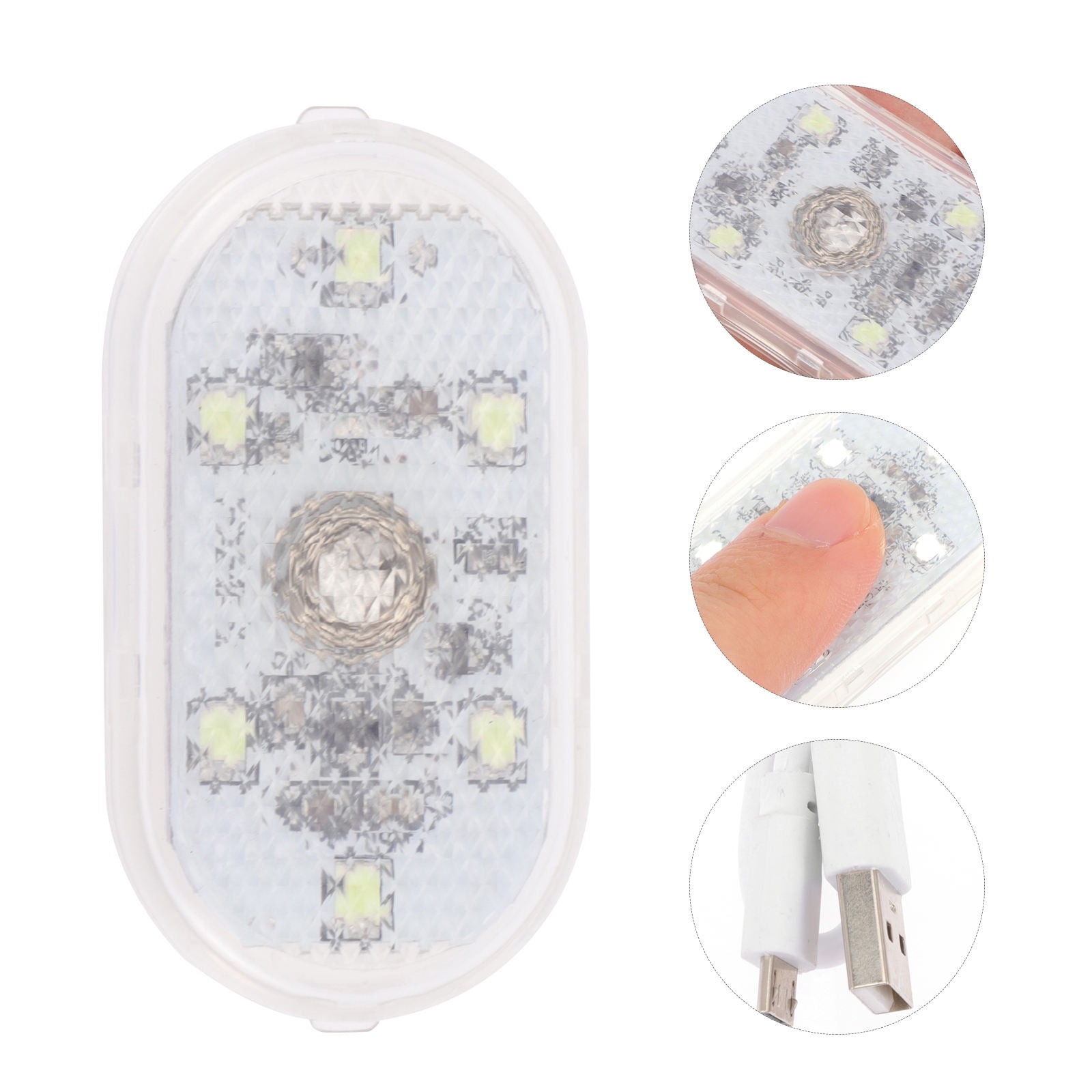 MOKKHNB 1 Set Car Decorative Lamps in 5x3cm for Reading and Anti-wear ...