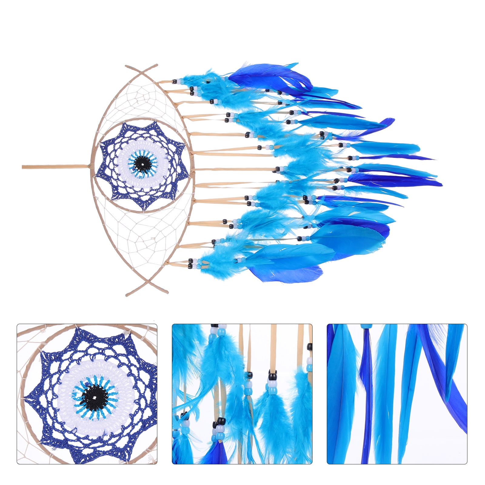 MOKKHNB 1 Set Evil Eye Dream Catcher 53X36X1CM Assorted Color Home ...