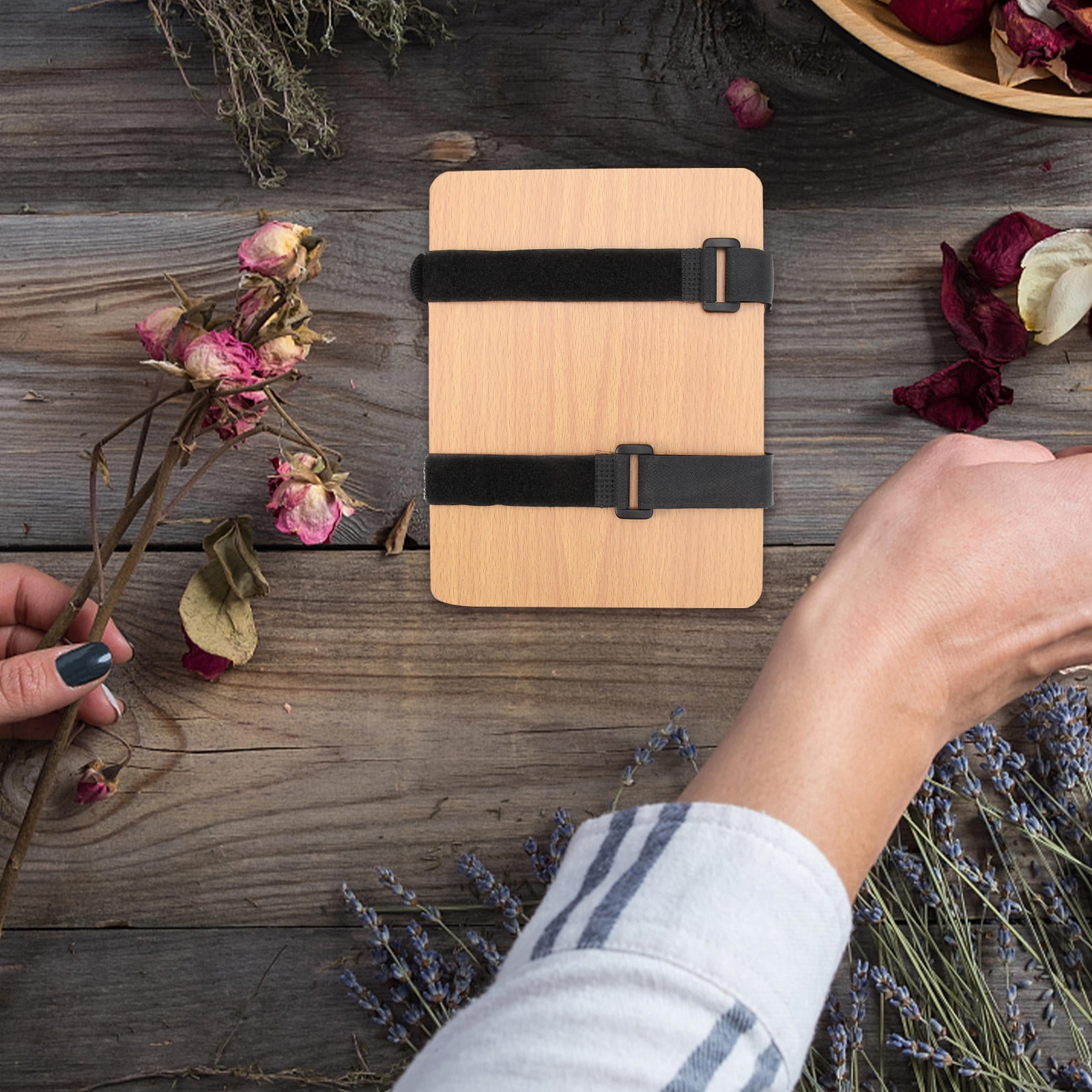 MOKKHNB Flower Pressing Kit Wood Light Brown 1 Set - Walmart.com