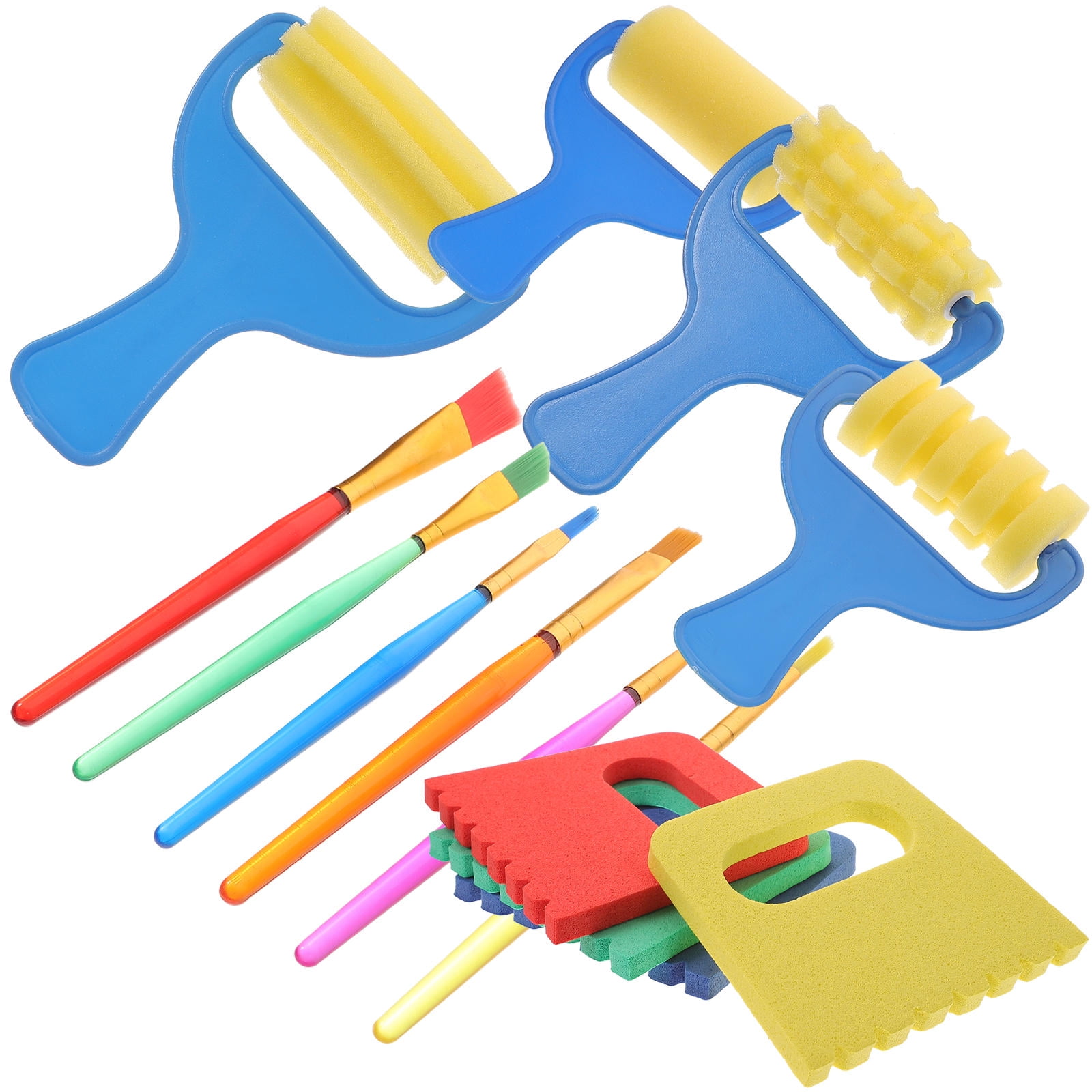 MOKKHNB 1 Set Painting Brush And Scraper Tool Brushes Scrapers Marker ...