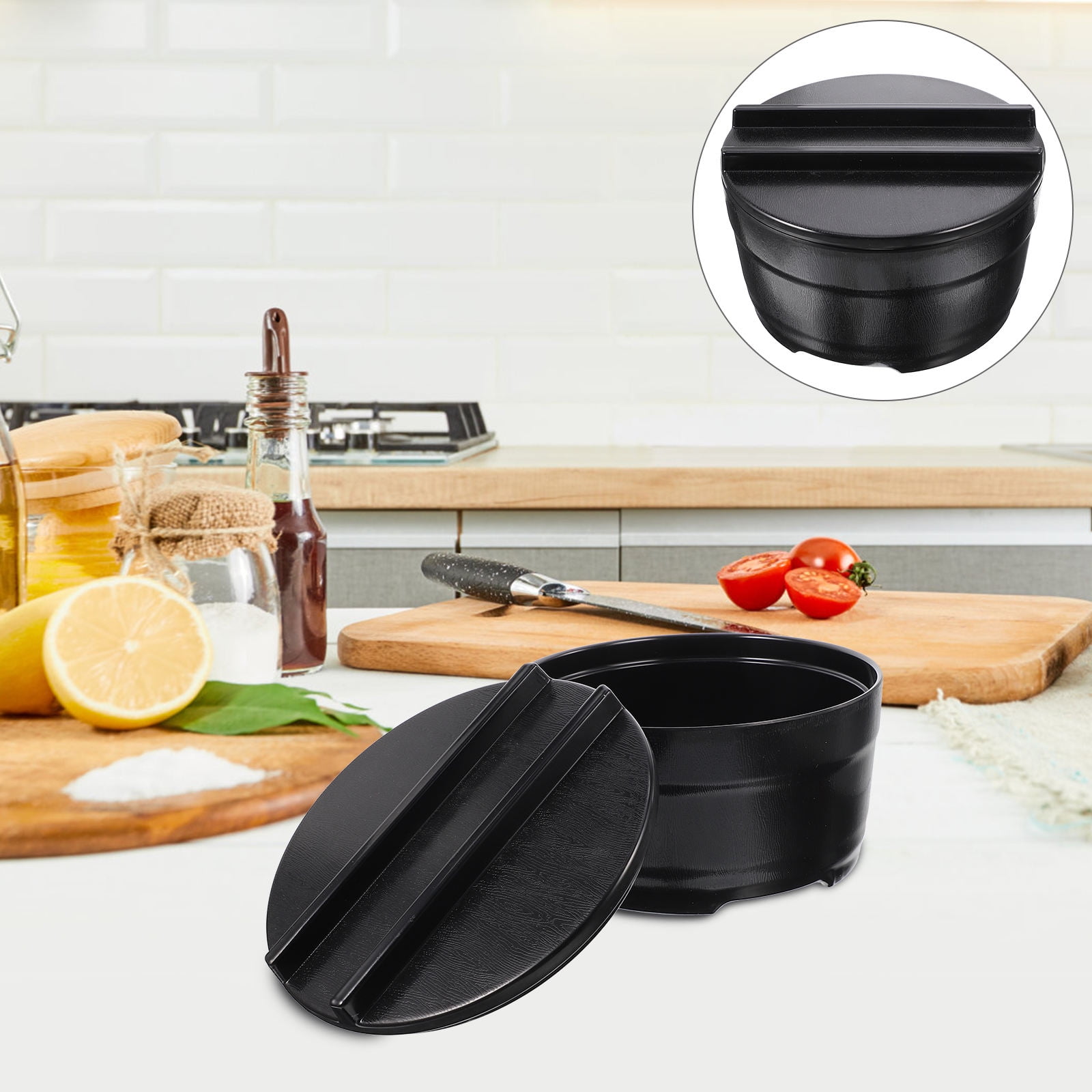 MOKKHNB Stainless Steel Rice Container Elegant Design 1 Set - Walmart.com