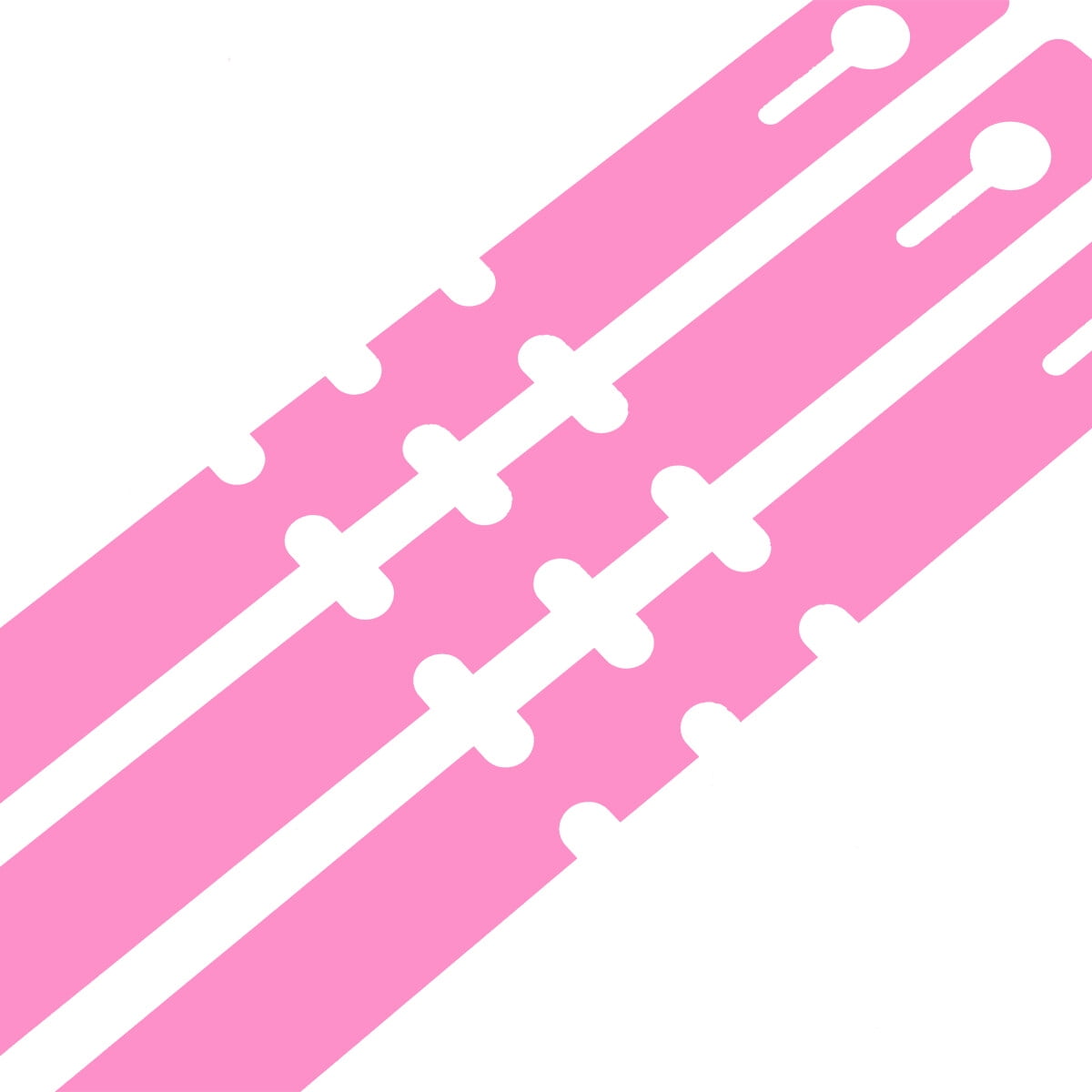 MOKKHNB 100Pcs Pink PVC Ground Plants Label Plate for Garden Stakes in ...