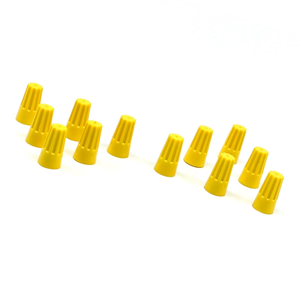MOKKHNB Wire Connectors Copper Closed End Terminal Yellow 100Pack ...