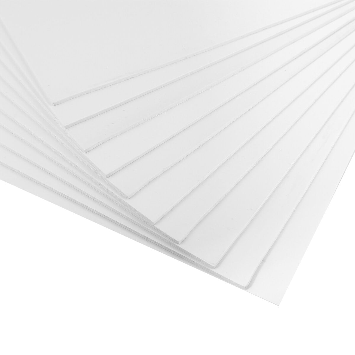 MOKKHNB 10Pcs White Rectangular Foaming Sheet for Home Decor Diy ...