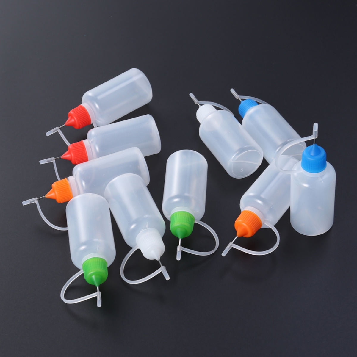 MOKKHNB 10Set Precision Tip Applicator Bottles Kit for Glue and Liquid ...