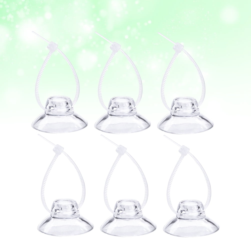 MOKKHNB 12Pcs Strong Suction Cups Clear Plastic for Suction on Smooth ...