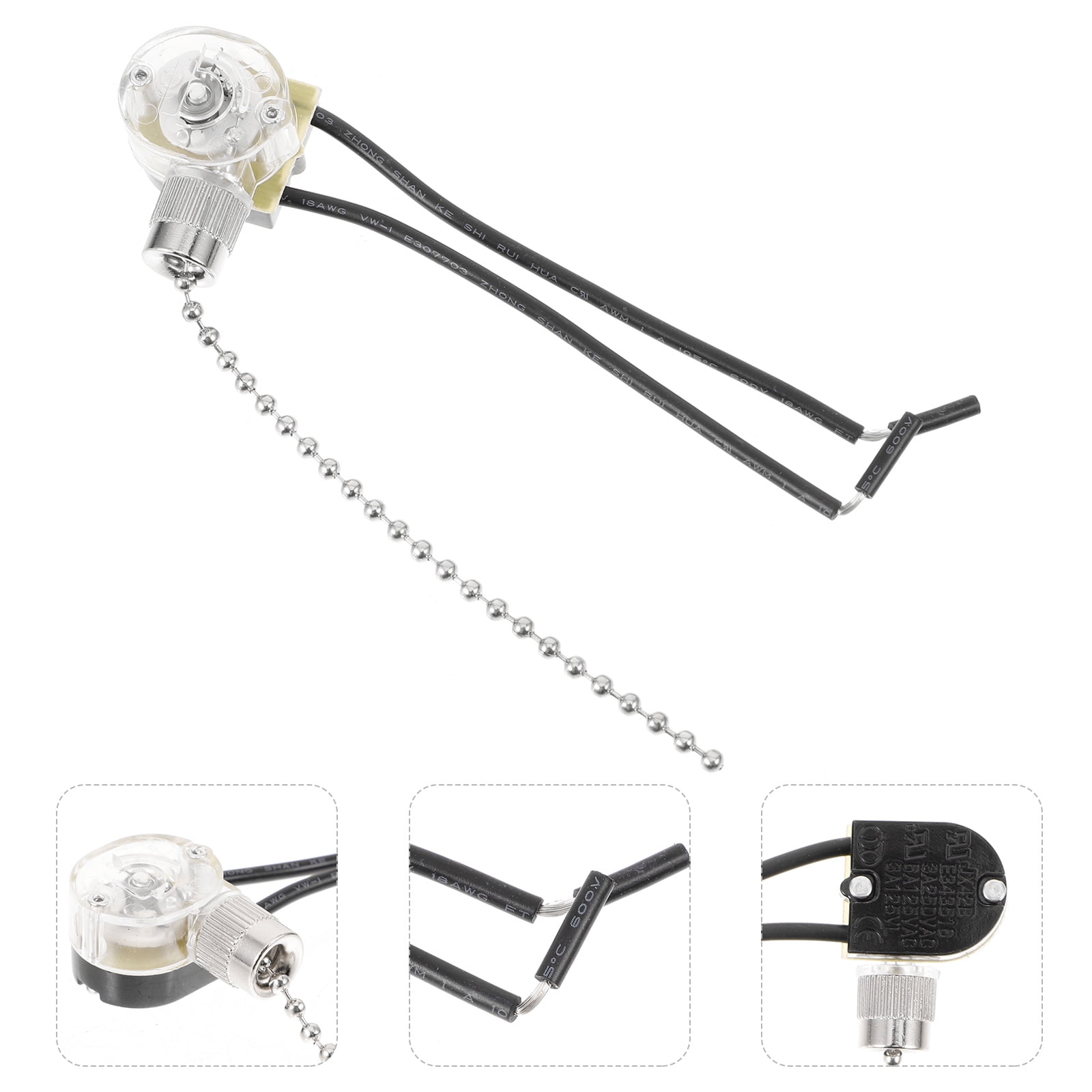 MOKKHNB 1Pack Ceiling Fan Pull Chain Extension Fiber for Ceiling ...