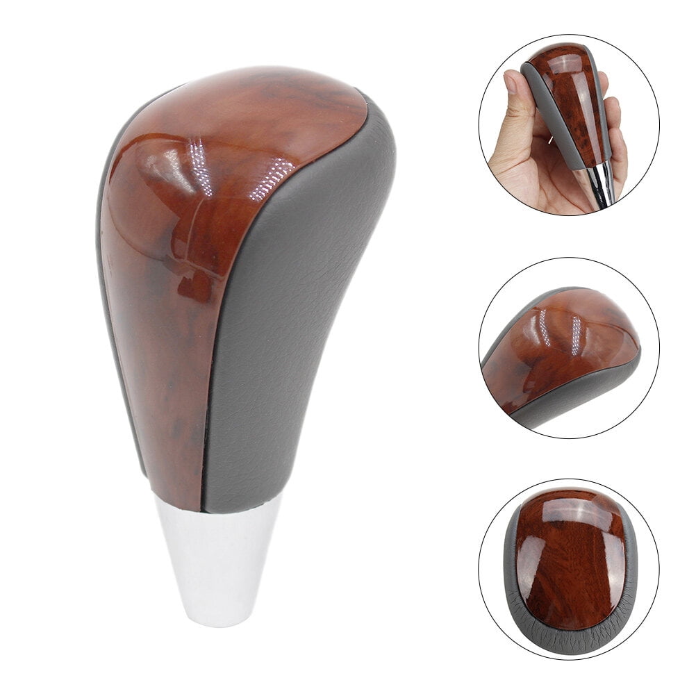 MOKKHNB 1Pack Grey Pu Abs Gear Knob Round Simple Design For Car Driving ...