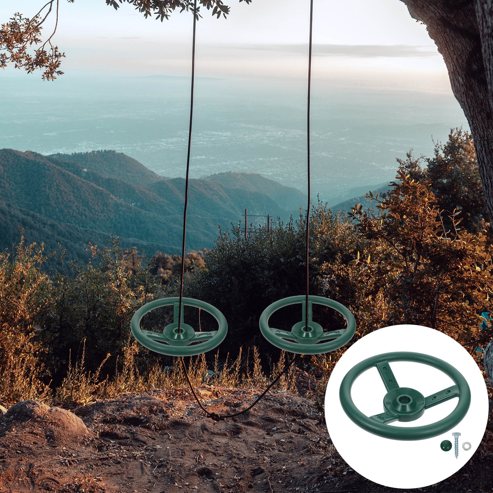 MOKKHNB 1Pack Recreation Swing Plate Large Round Swing Disk for ...