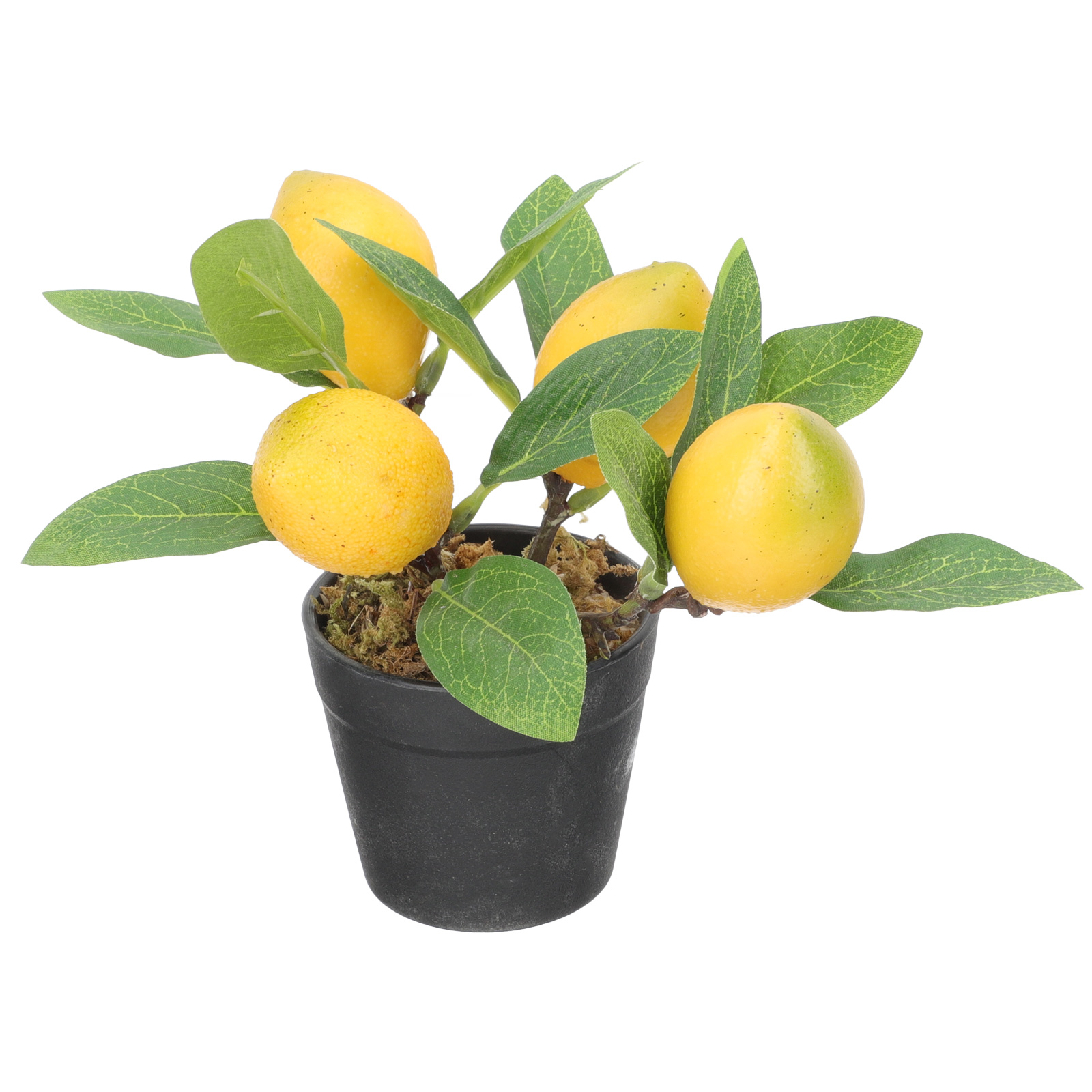 MOKKHNB Artificial Lemon Decor Lemon Bonsai Assorted Color 1Pack Potted ...