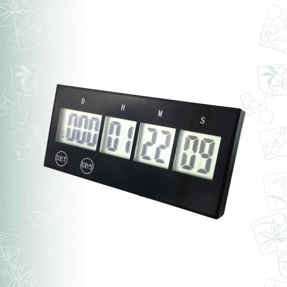 MOKKHNB digital countdown clock timer Black 1Pcs - Walmart.com
