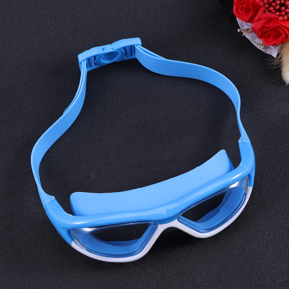 MOKKHNB Leak Proof Swim Goggles Sky-Blue Youth for Swimming 1Pack ...