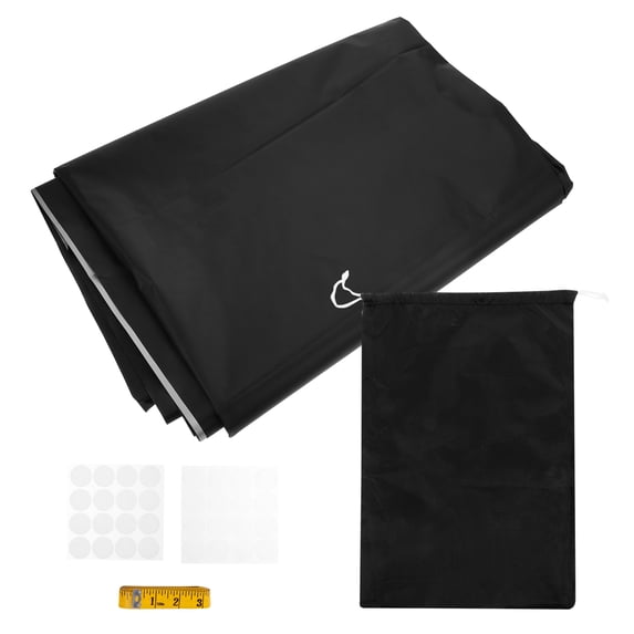 MOKKHNB Blackout Window Curtains 1 Set for Bedroom and Office, Easy No ...