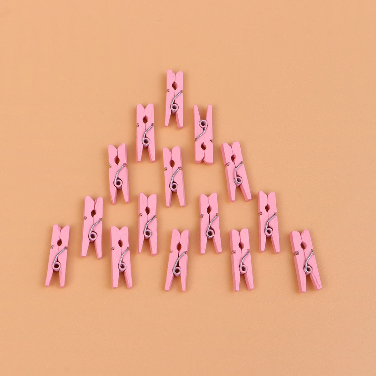 MOKKHNB 200Pcs Small Photo Clips Mini Pegs For Hanging Photos Birthday ...