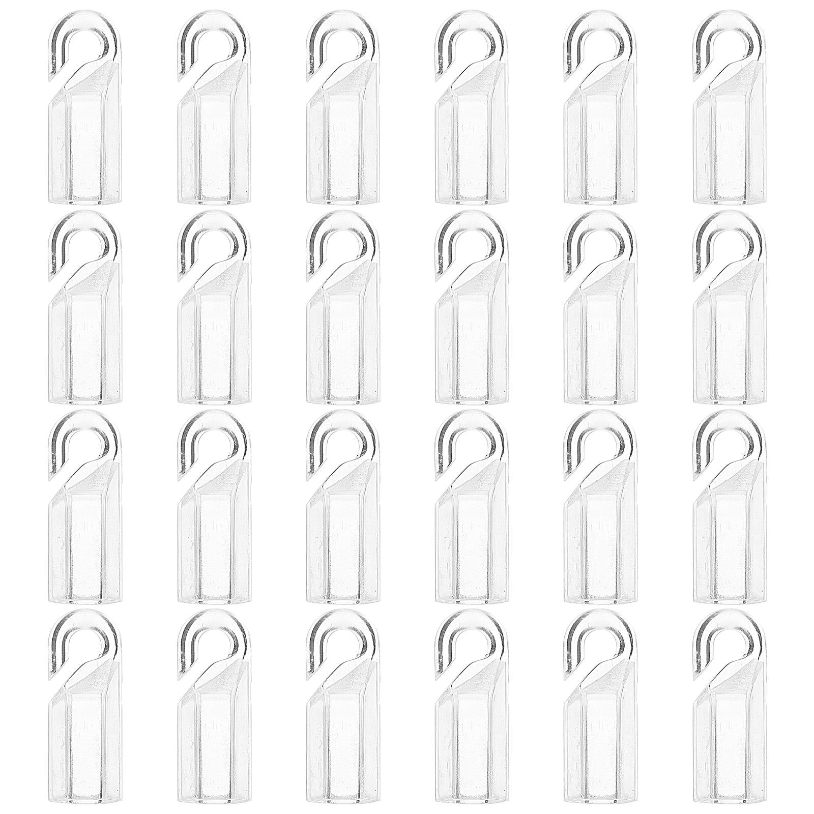 MOKKHNB 24Pcs Transparent PVC Blind Wand Tip Hooks for Vertical Blind ...