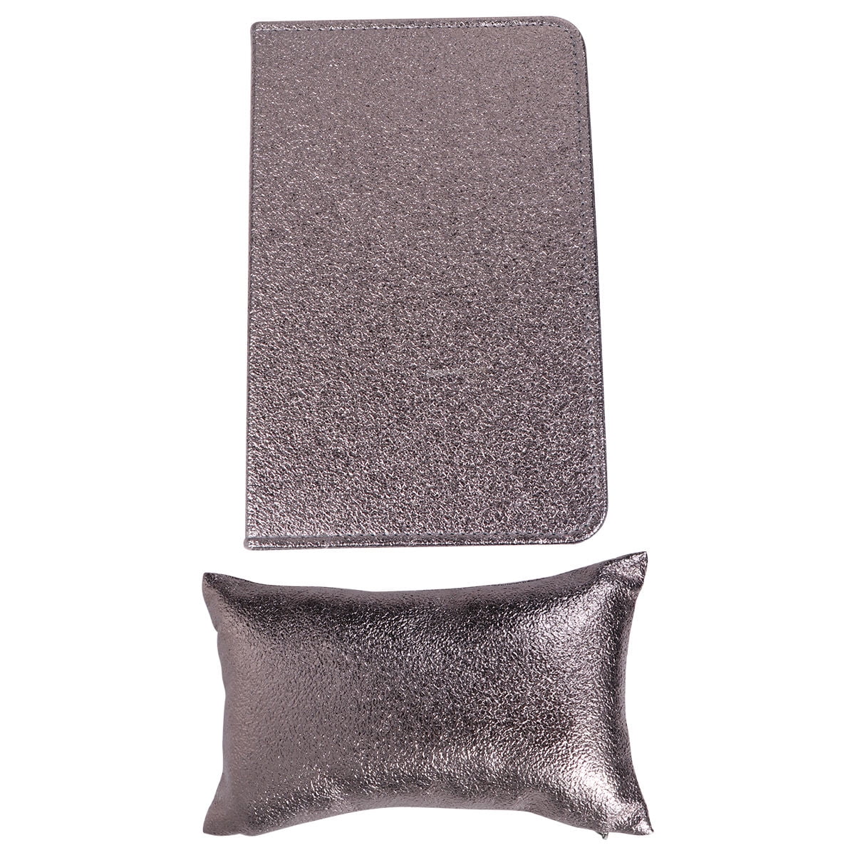 MOKKHNB 2Pcs Manicure Hand Rests Silver 11.4x7.3x2.8in for Hand Support ...