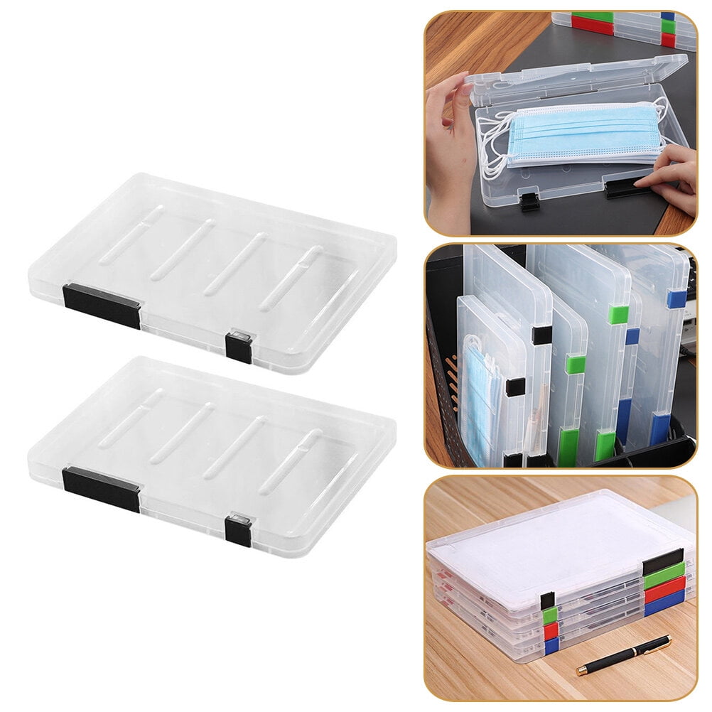 MOKKHNB Documents Organizer Plastic Document Holder Transparent Plastic ...