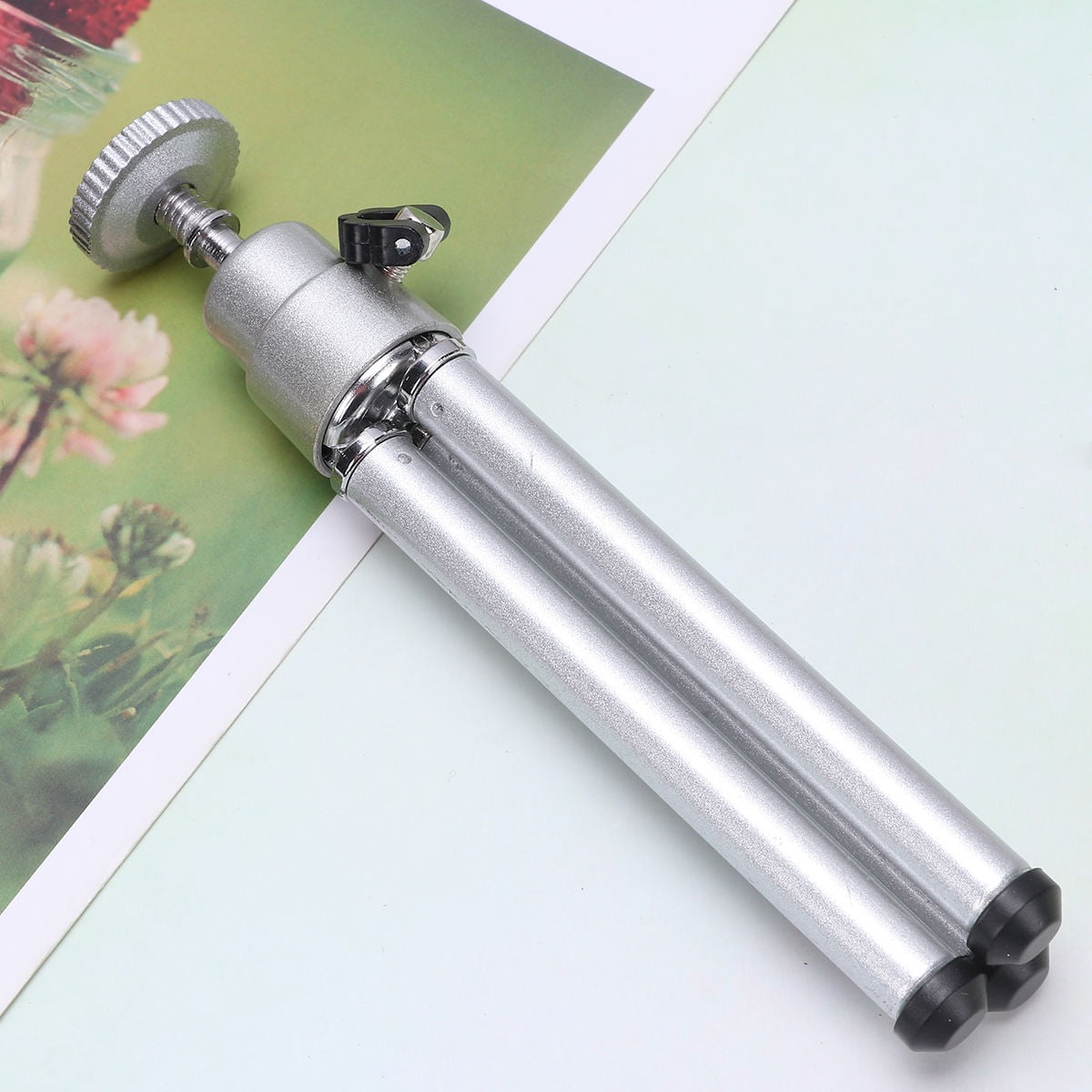 MOKKHNB 2Set Adjustable Tripod Silver Live Streaming Rack Phone Bracket ...