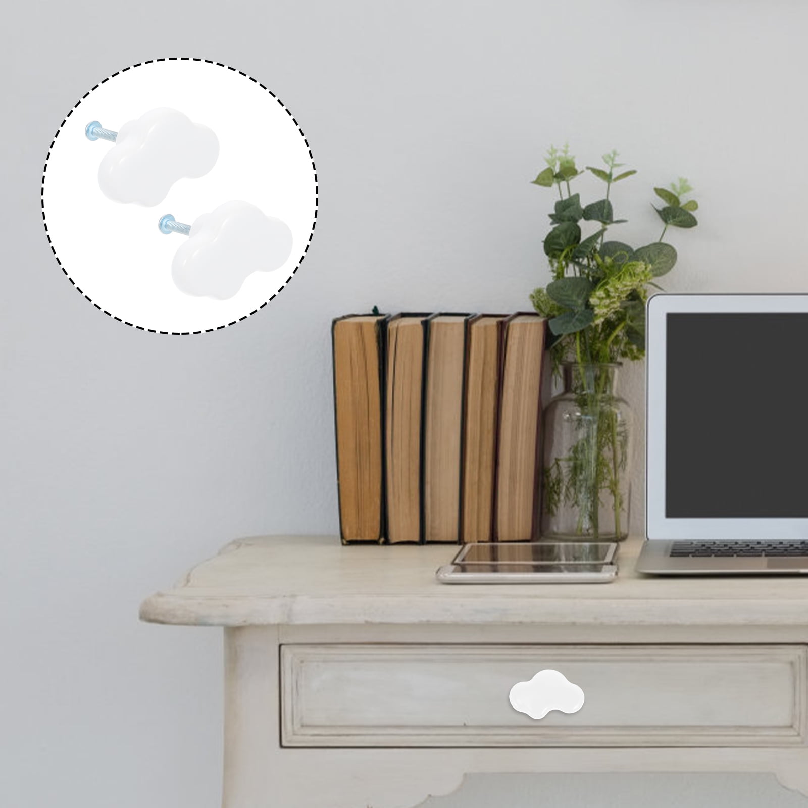 MOKKHNB 2Set Fade Resistant Cloud Drawer Handle for Furniture and Home ...