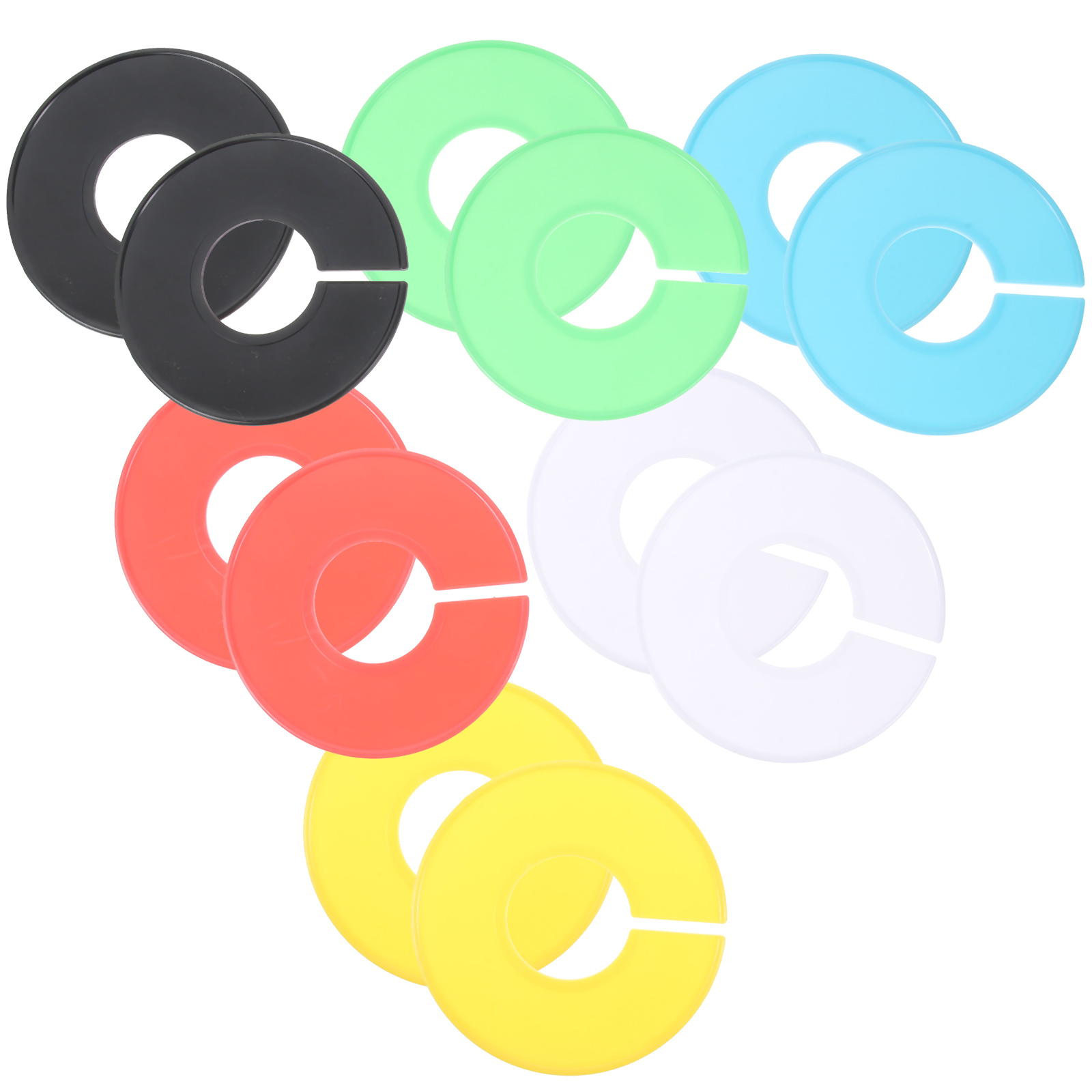 MOKKHNB 30 Pcs Clothing Size Separators Round Polystyrene Assorted ...