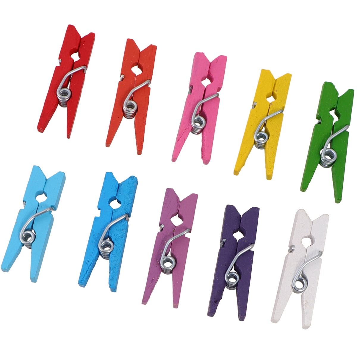 MOKKHNB Rectangular Clip Clip Plastic 300Set Colorful - Walmart.com