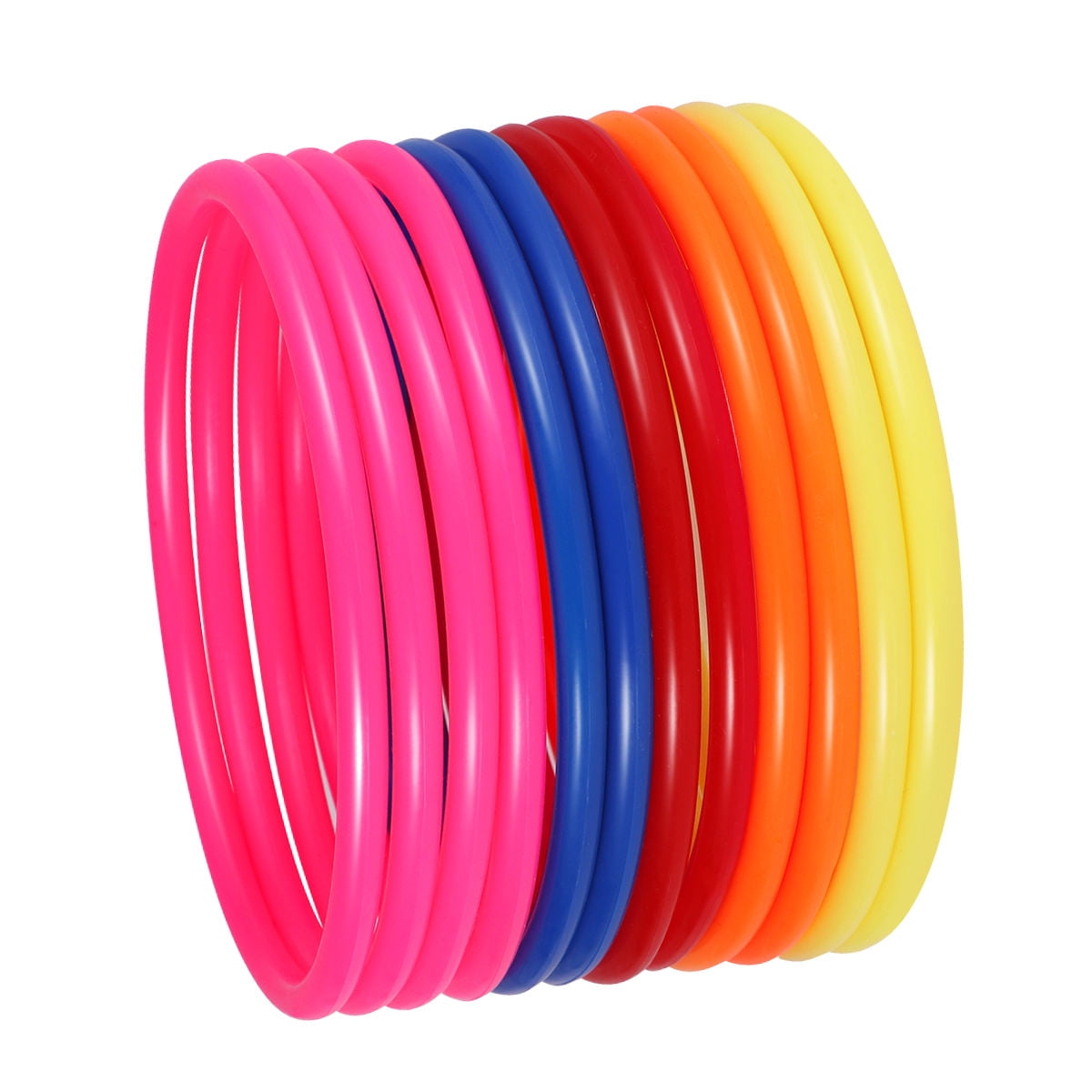 MOKKHNB 32Pcs Circular Toss Ring Plastic Outdoor Games Props for Kids ...