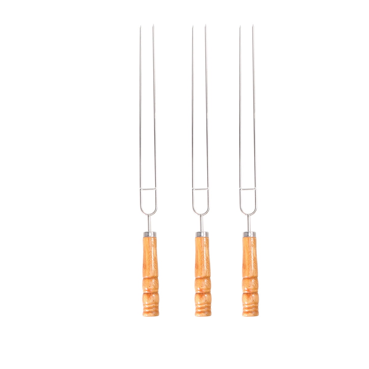 MOKKHNB 3Pcs Bbq Utensils for Grill Stainless Steel Double Prongs for ...
