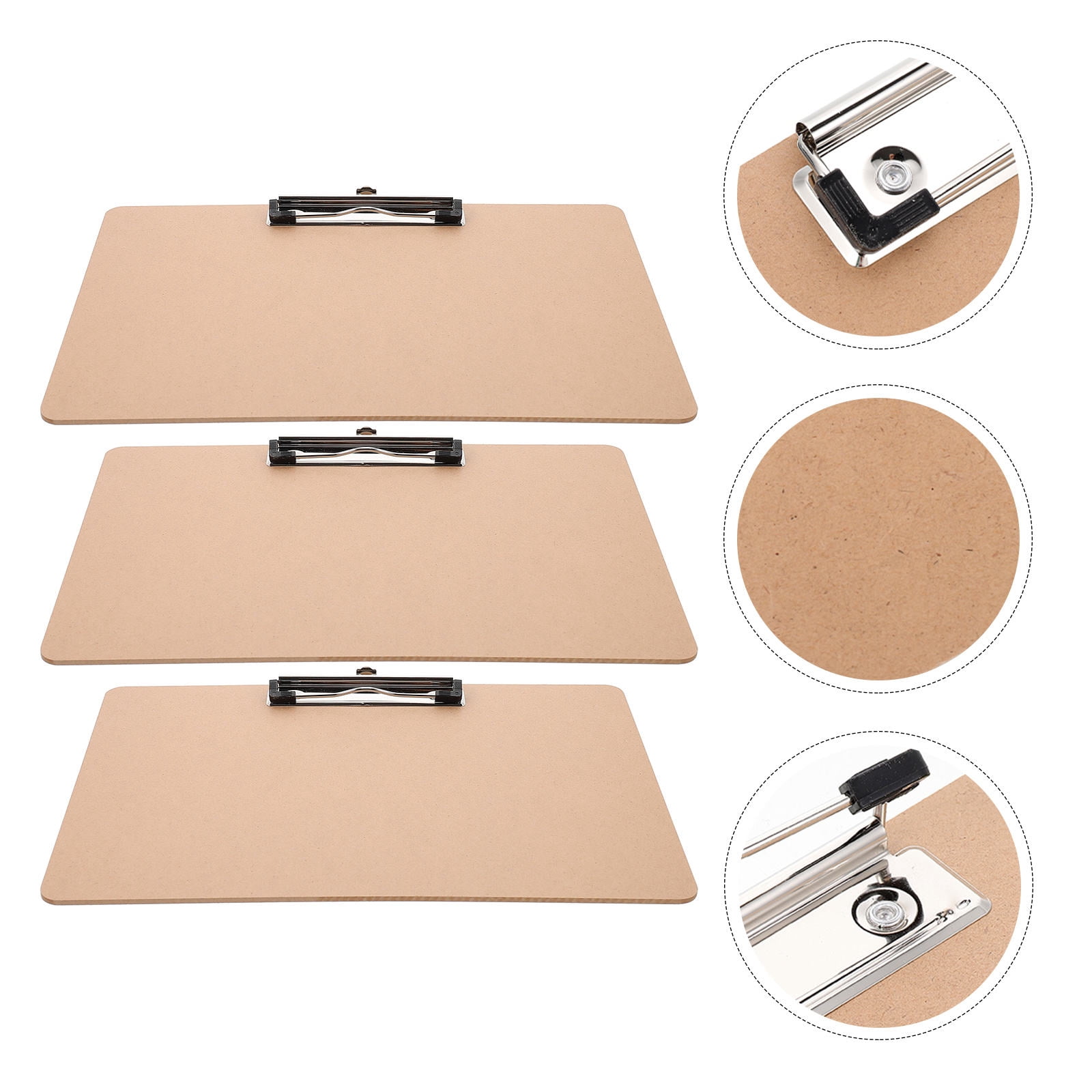 MOKKHNB 3Pcs Portable Writing Support Clipboard Work and Study Nurse ...