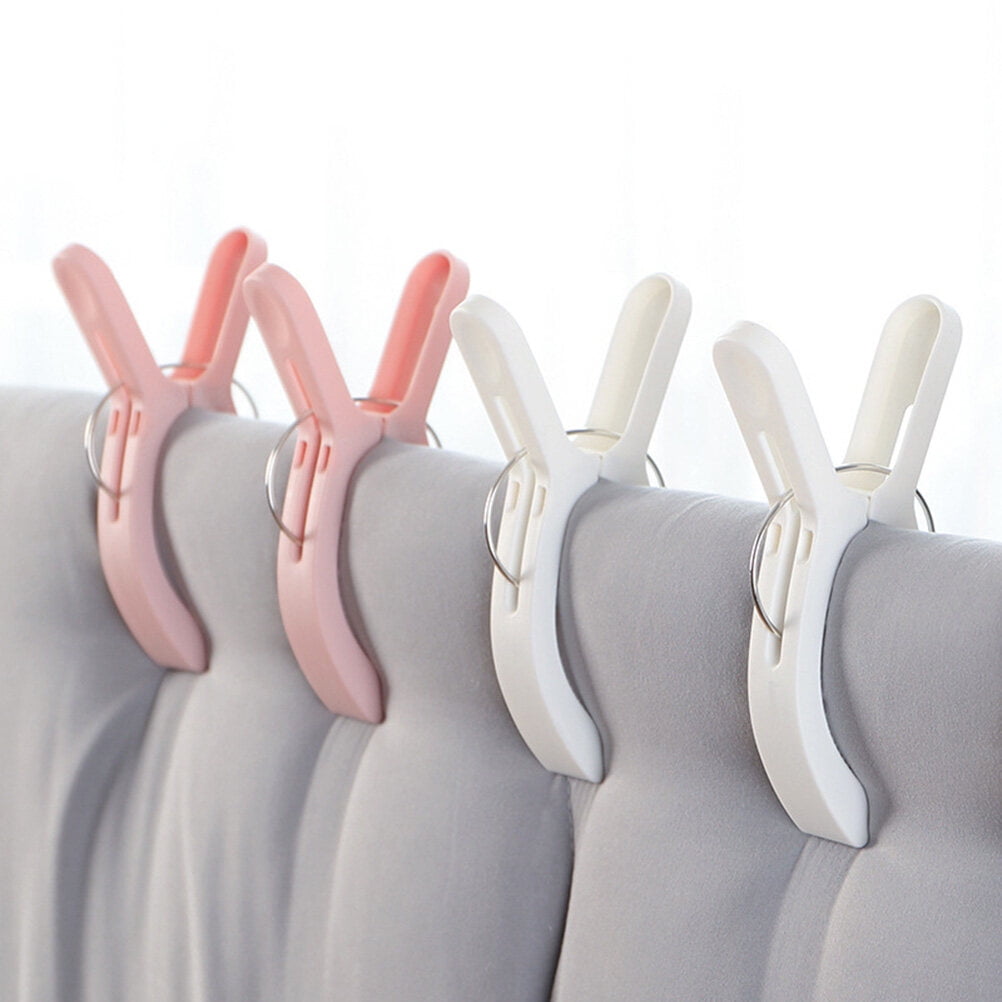 MOKKHNB Clamping Plastic Quilt Cover Fastener for Blanket Towel Clothes ...
