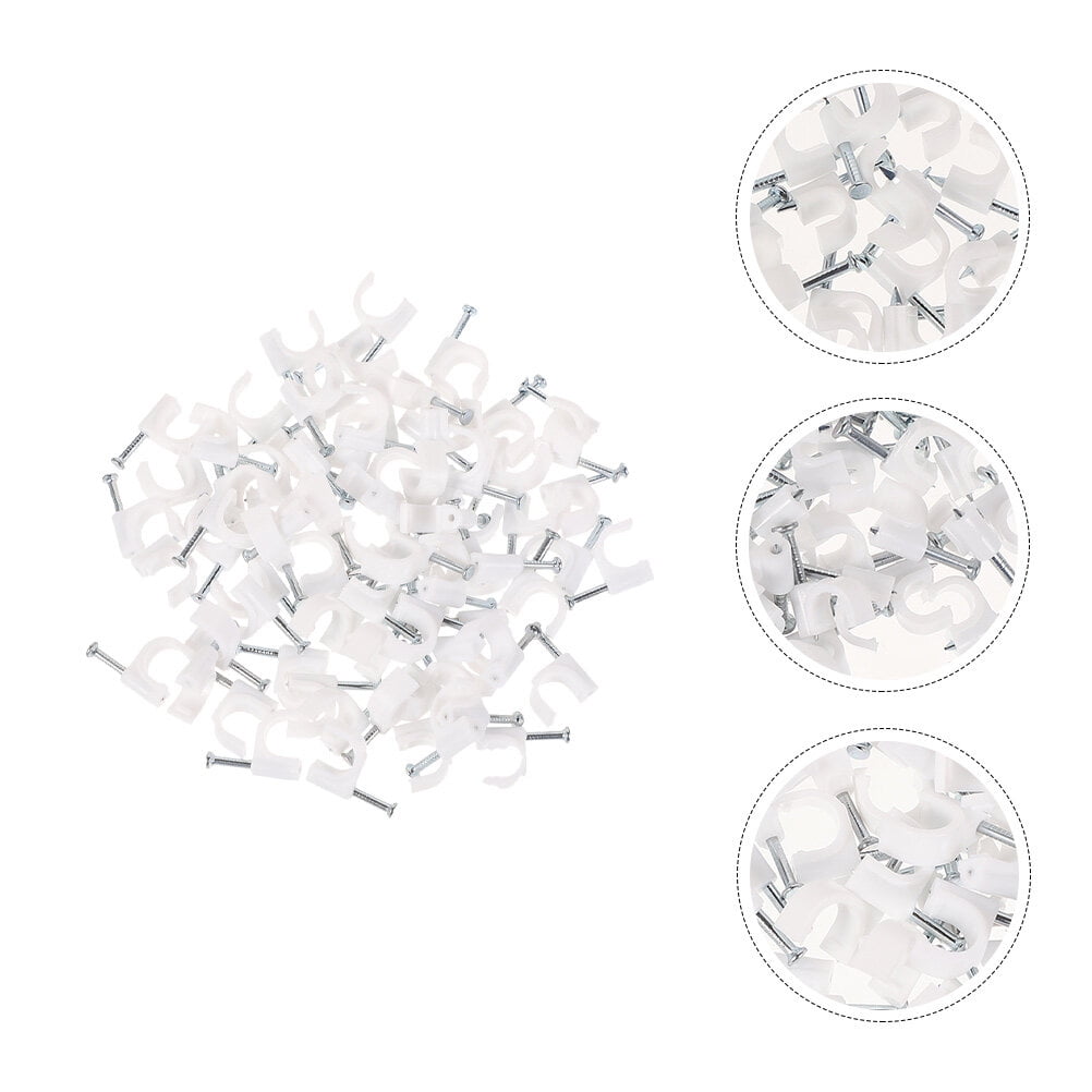 MOKKHNB cable clamps Cable Clips PE Impact Resistance Wall Installation ...