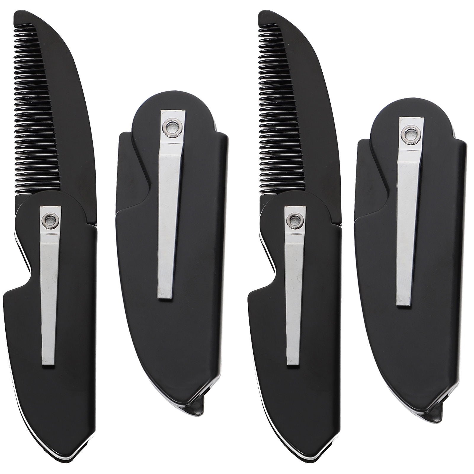 MOKKHNB 4Pcs Plastic Combs for Men and Boys with Foldable Design for ...