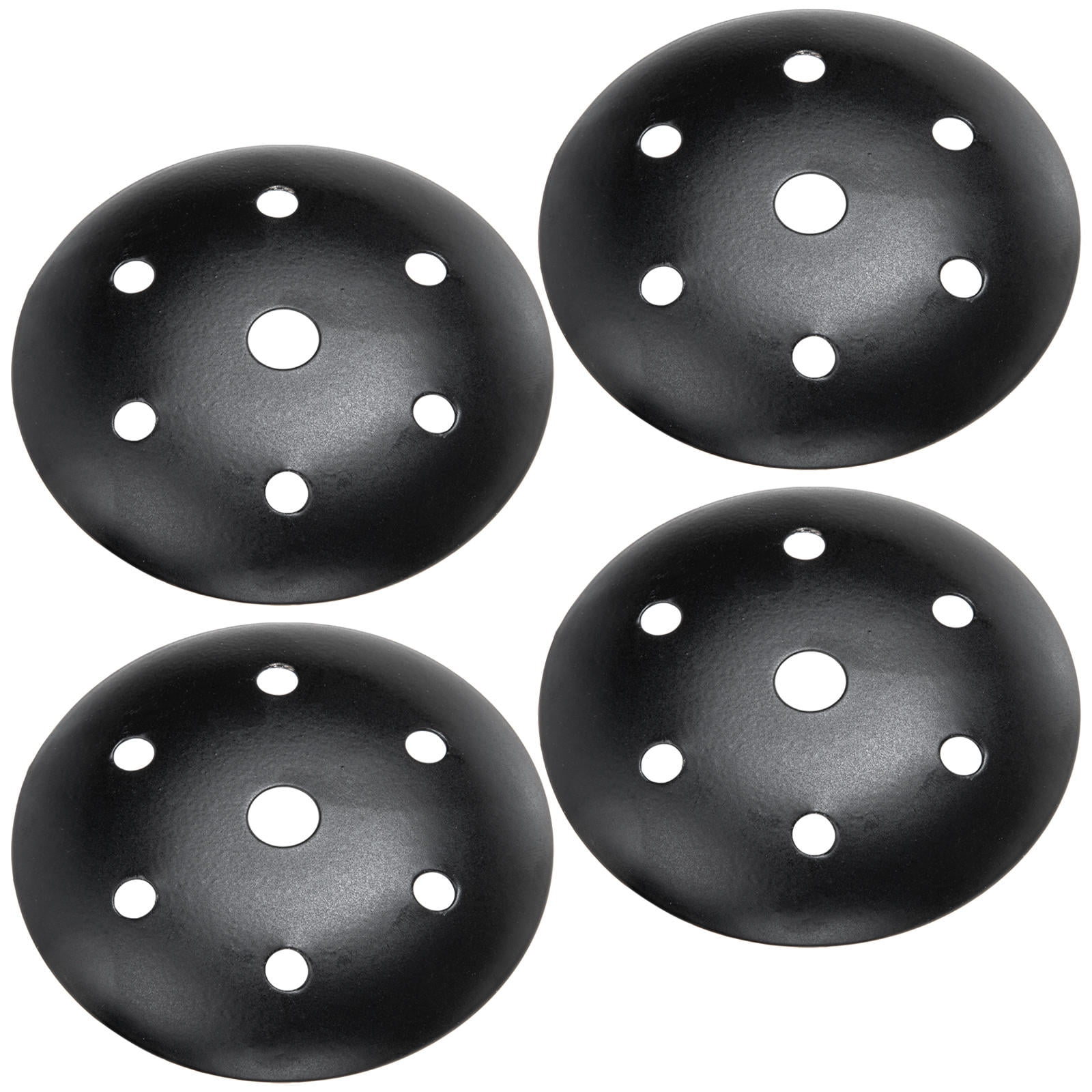 MOKKHNB 4Pcs Round Black Iron Ceiling Cover Plate 3.1in Diameter Light ...