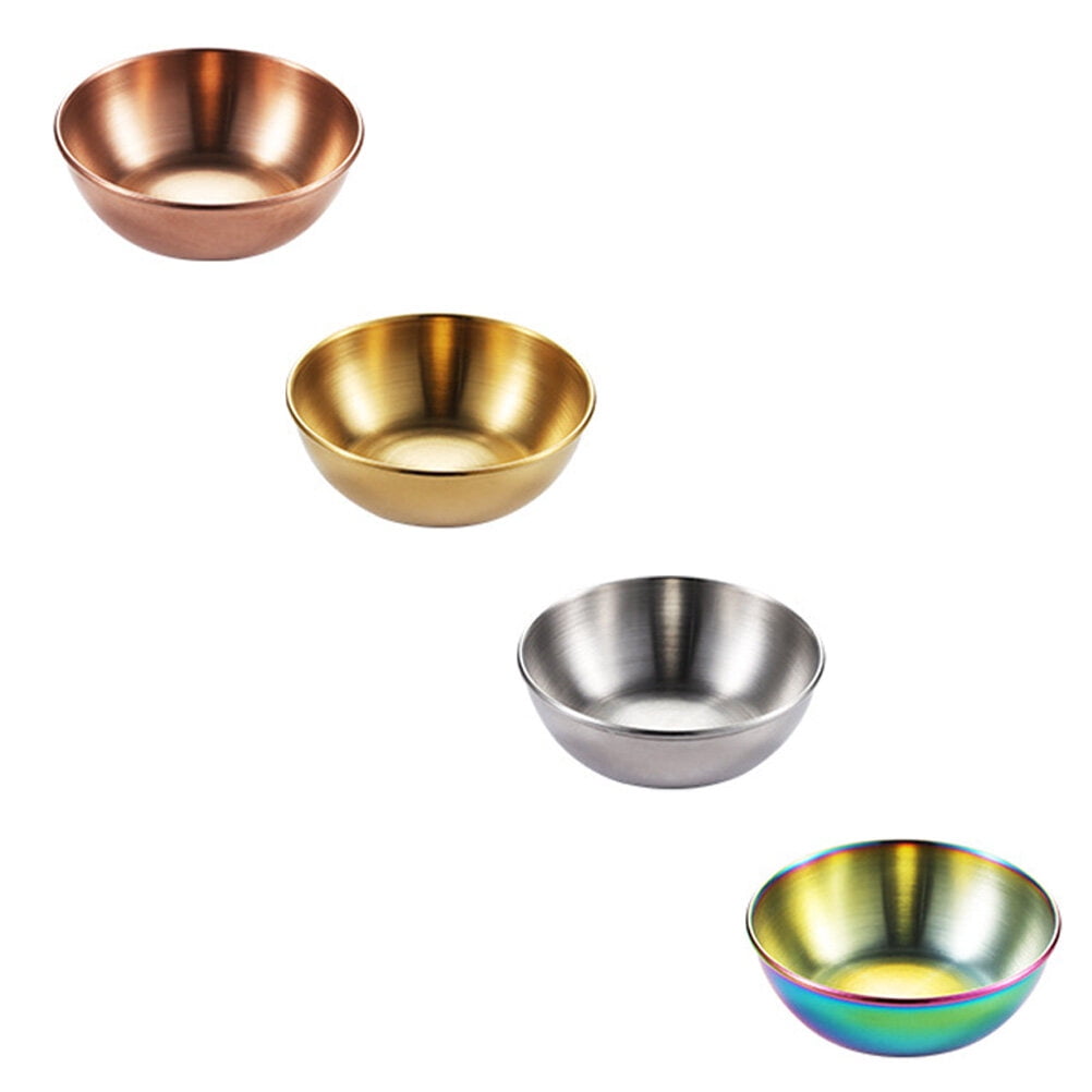 MOKKHNB Square Dipping Bowls Stainless Steel Assorted Pcs - Walmart.com
