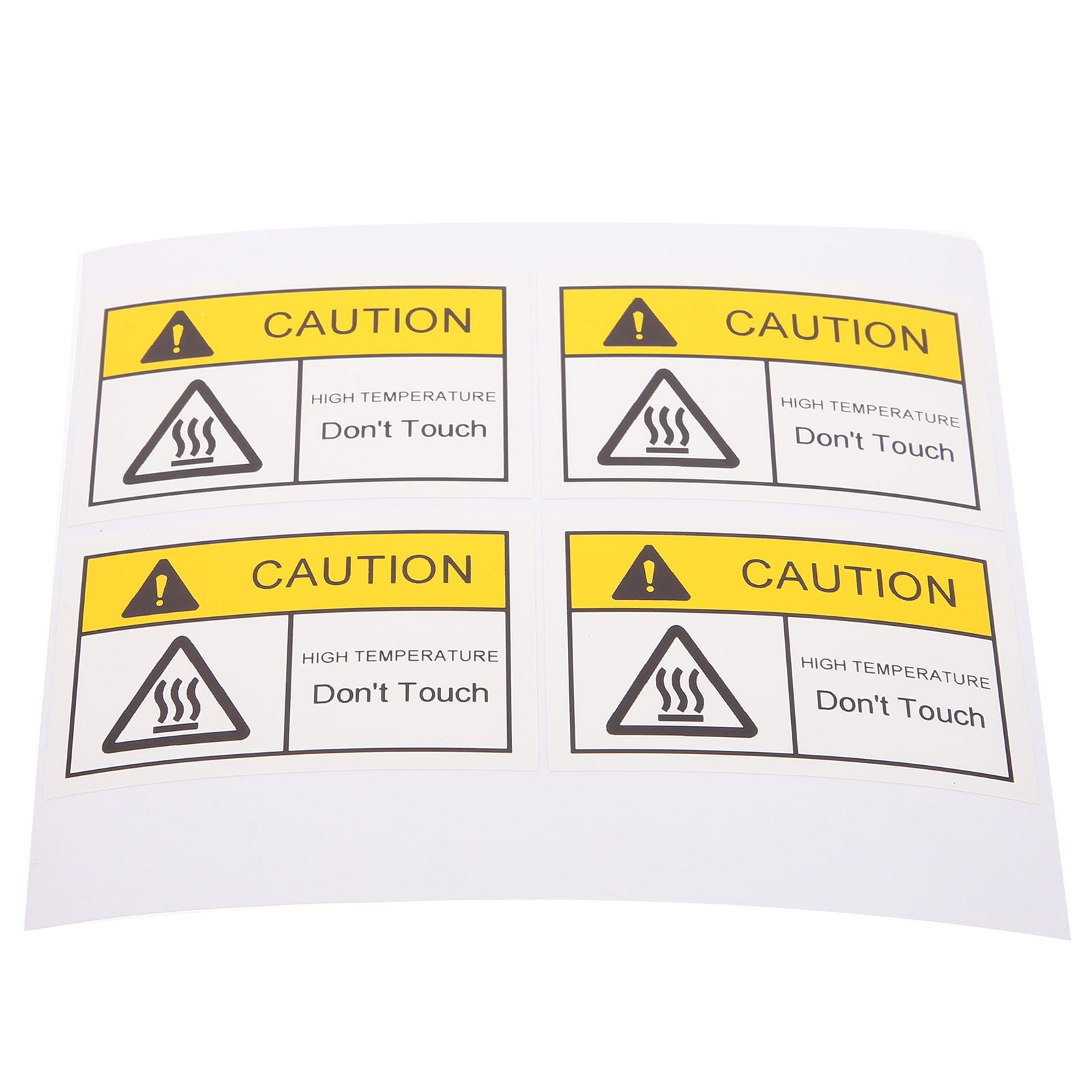 MOKKHNB 4pcs Hot Surface Caution Sticker High Temperature Warning ...