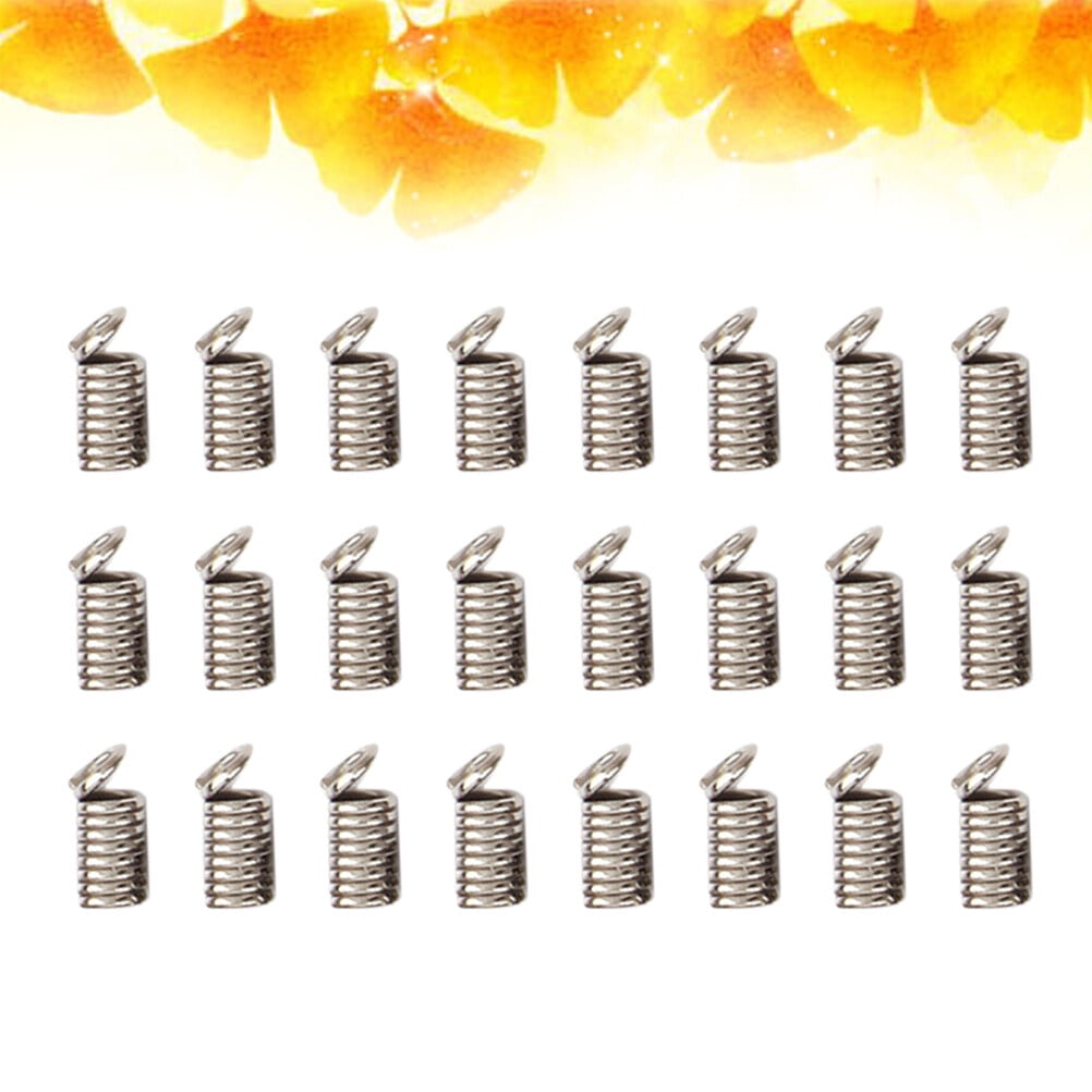 MOKKHNB Jewellery Clasps Spring Buckles Metal Silver 50 Pieces per Pack ...