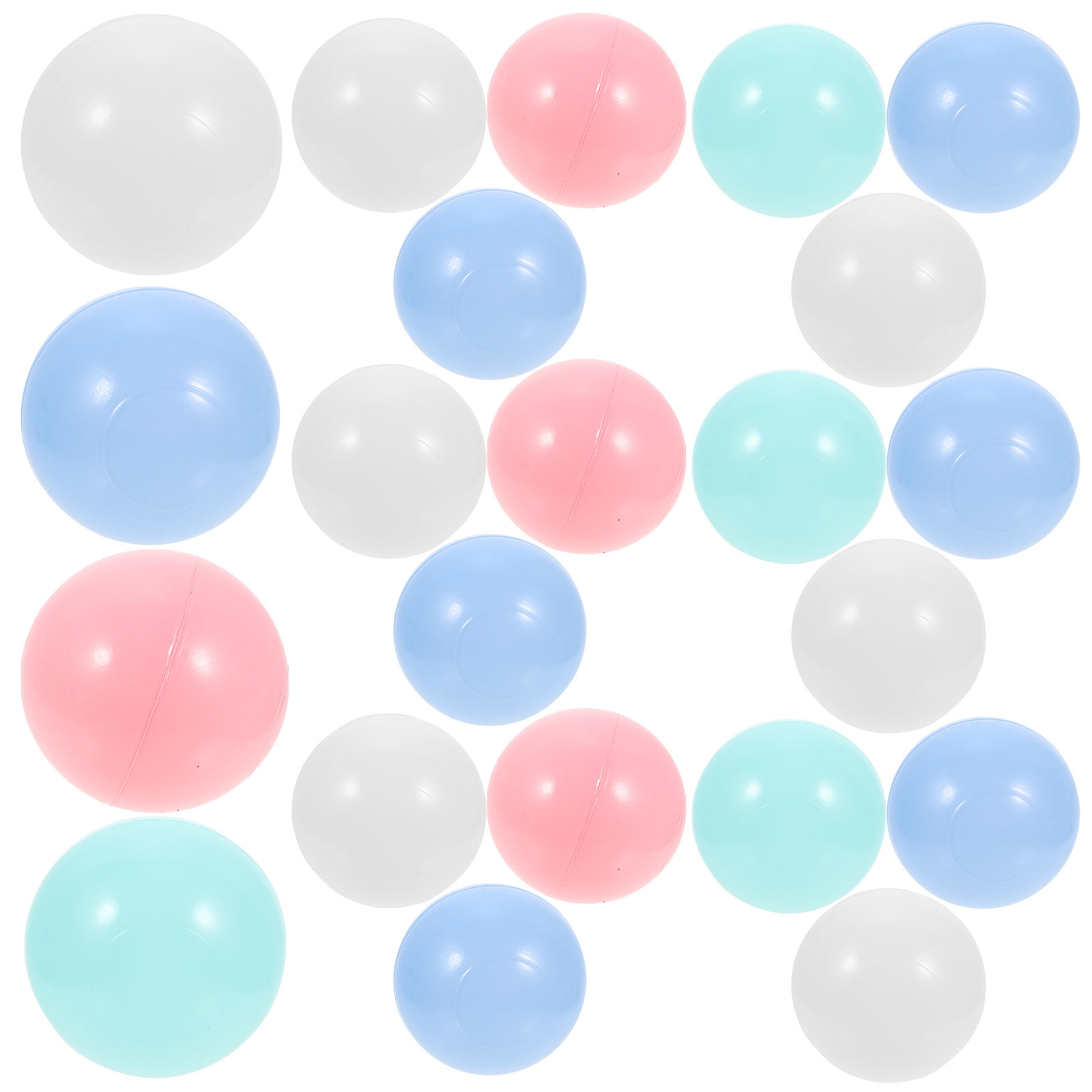 MOKKHNB 50pcs Ocean Ball Pool Balls For Educational Cognitive And ...
