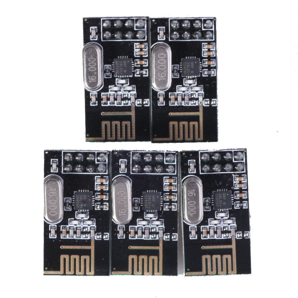 MOKKHNB Frequency Hopping Antenna Wireless Transceiver Module Black ...