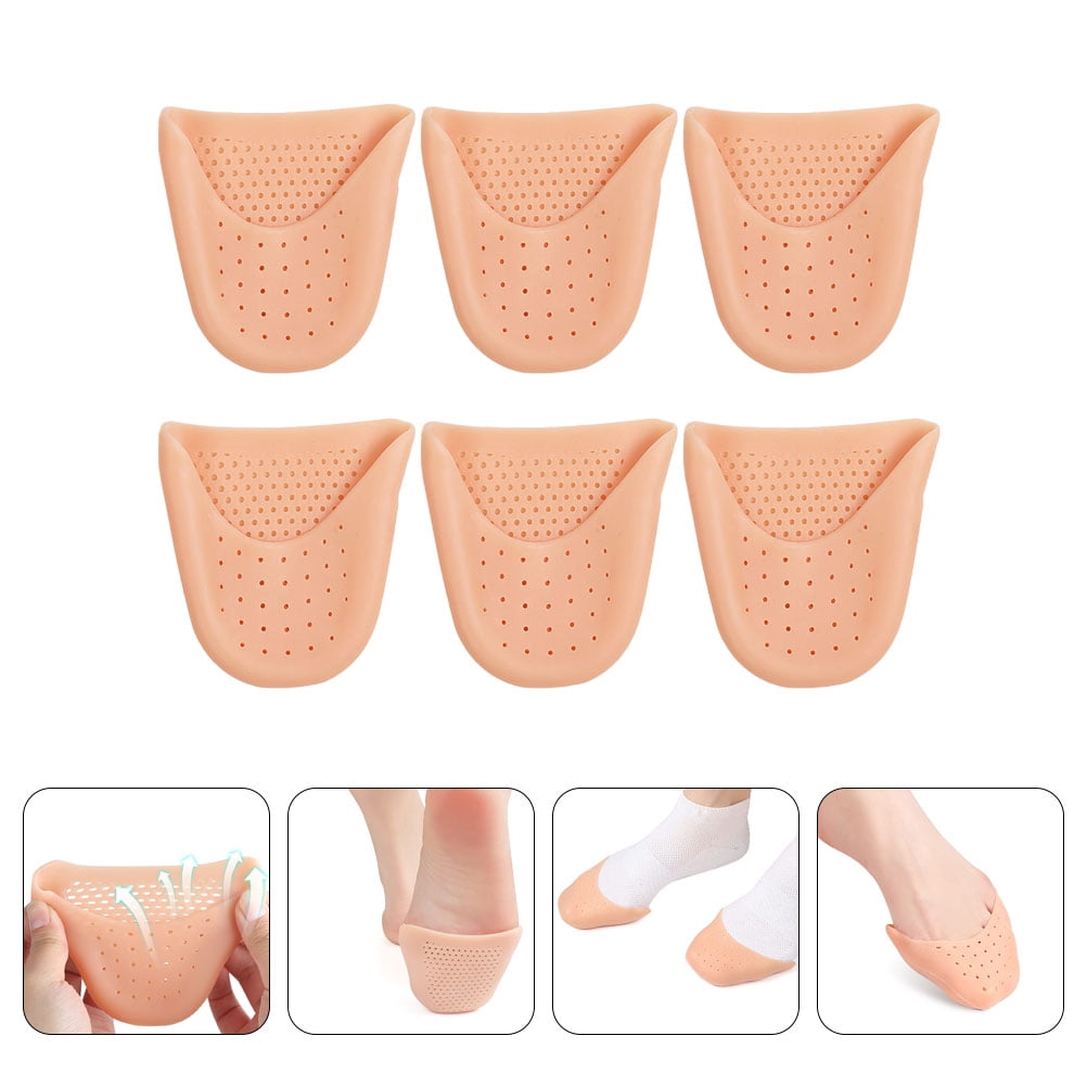 MOKKHNB 6 Pcs Forefoot Pads Arc Design SEBS Toe Cushioning for Ballet ...