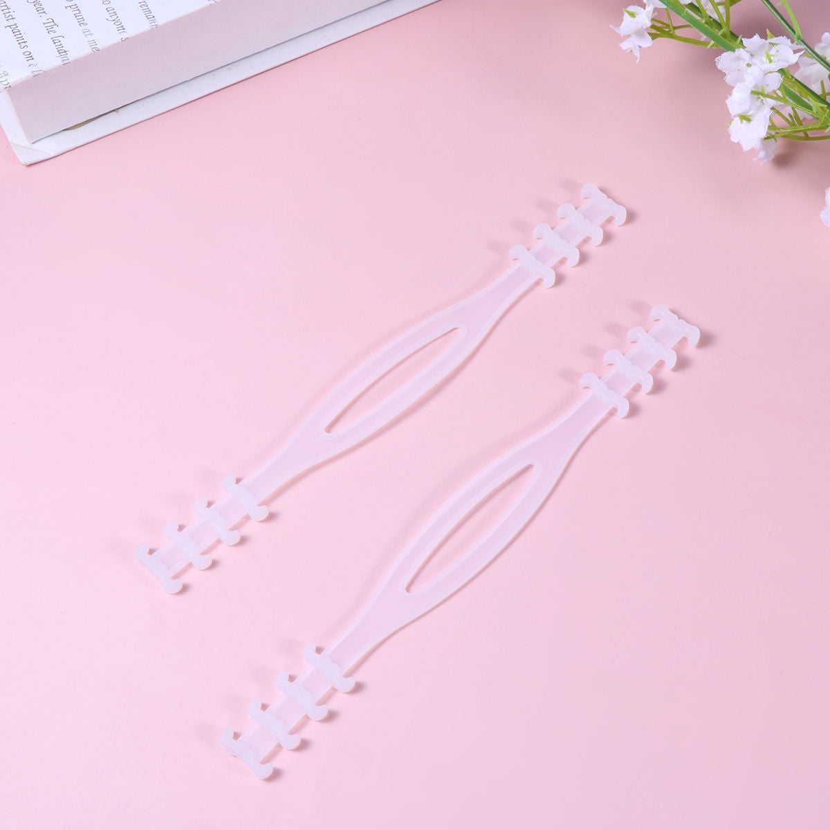 MOKKHNB 6Pcs Mask Extension Strap Silicone Ear Adjustable Rectangular ...