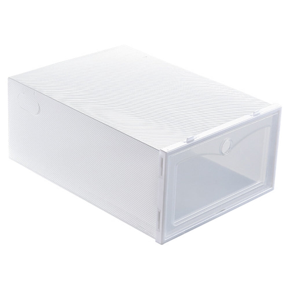 MOKKHNB 6Set Storage Boxes for Shoes in White Color with Rectangular ...