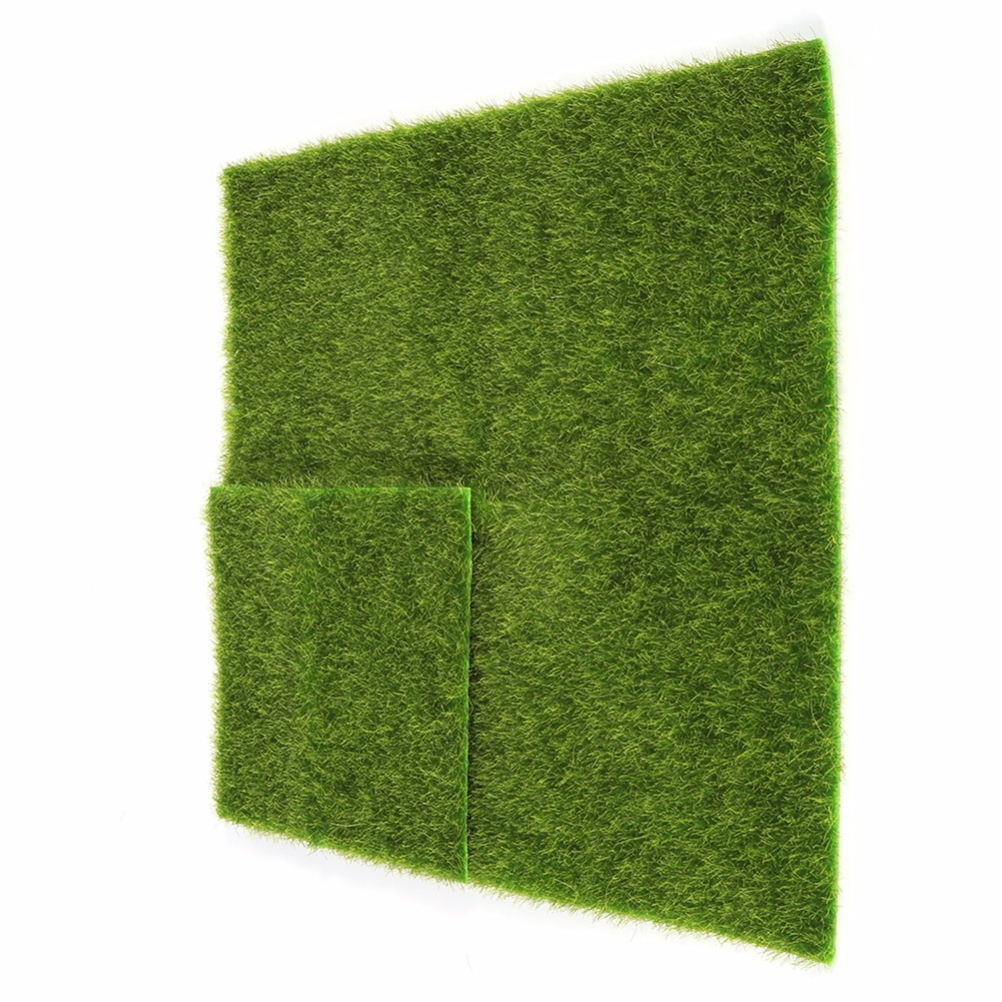 MOKKHNB Artificial Grass Patch for Diorama Olive Green Rectangular ...
