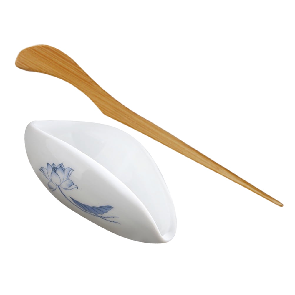 MOKKHNB Ceramic Tea Vessel for Coffee Beans and Tea Leaves with Spoon ...